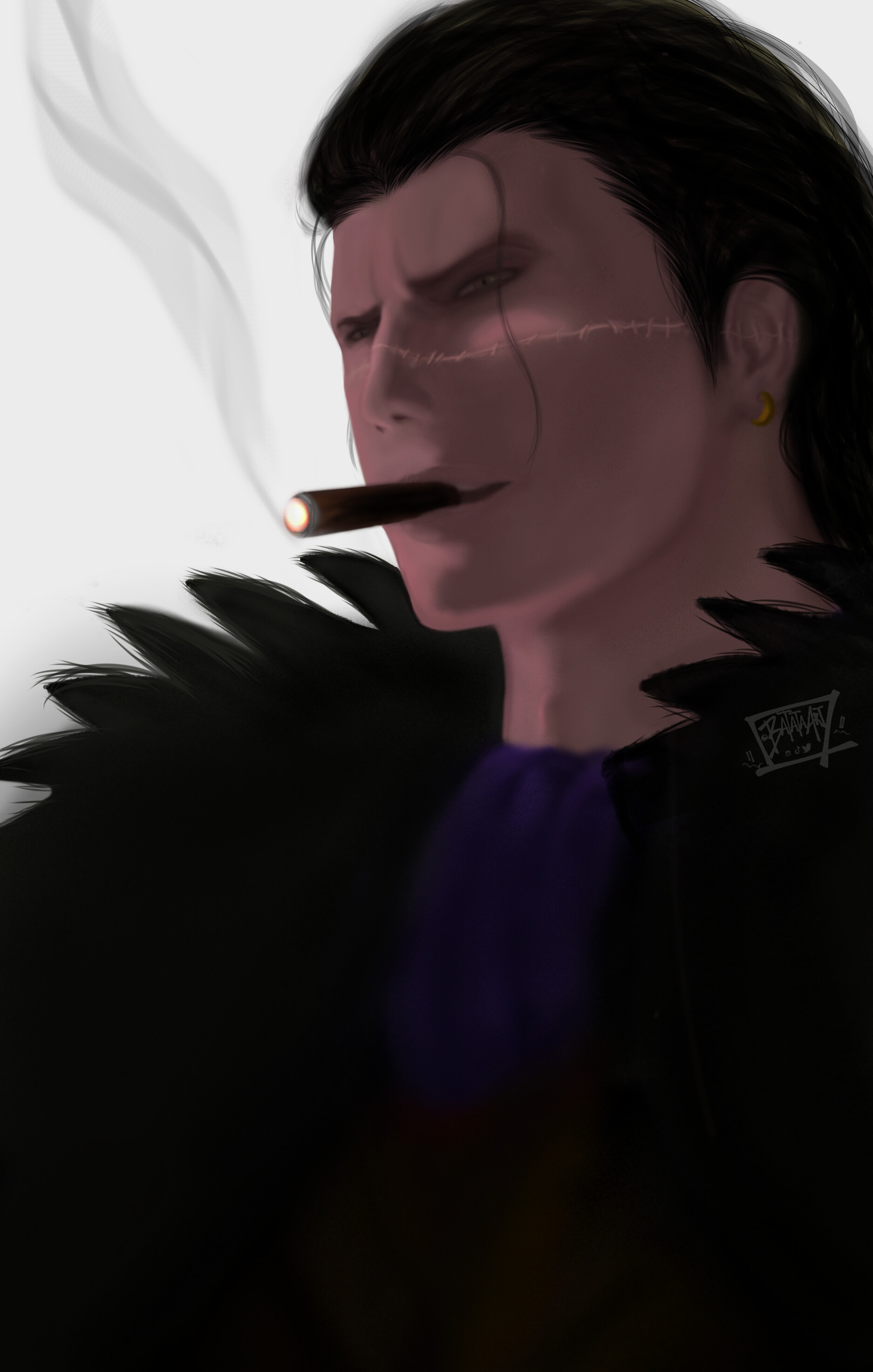 ArtStation - Crocodile from One Piece (Eiichiro Oda)