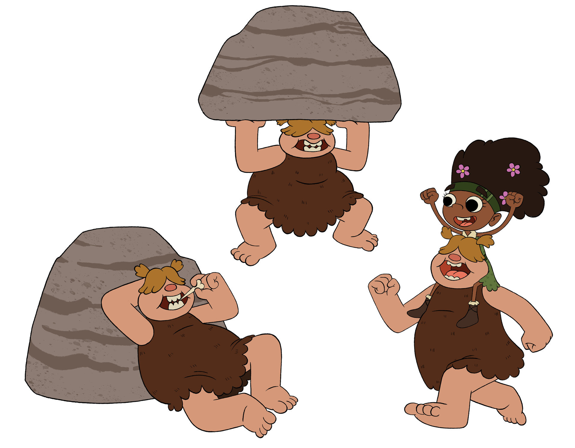 ArtStation - Cave Kids Poses