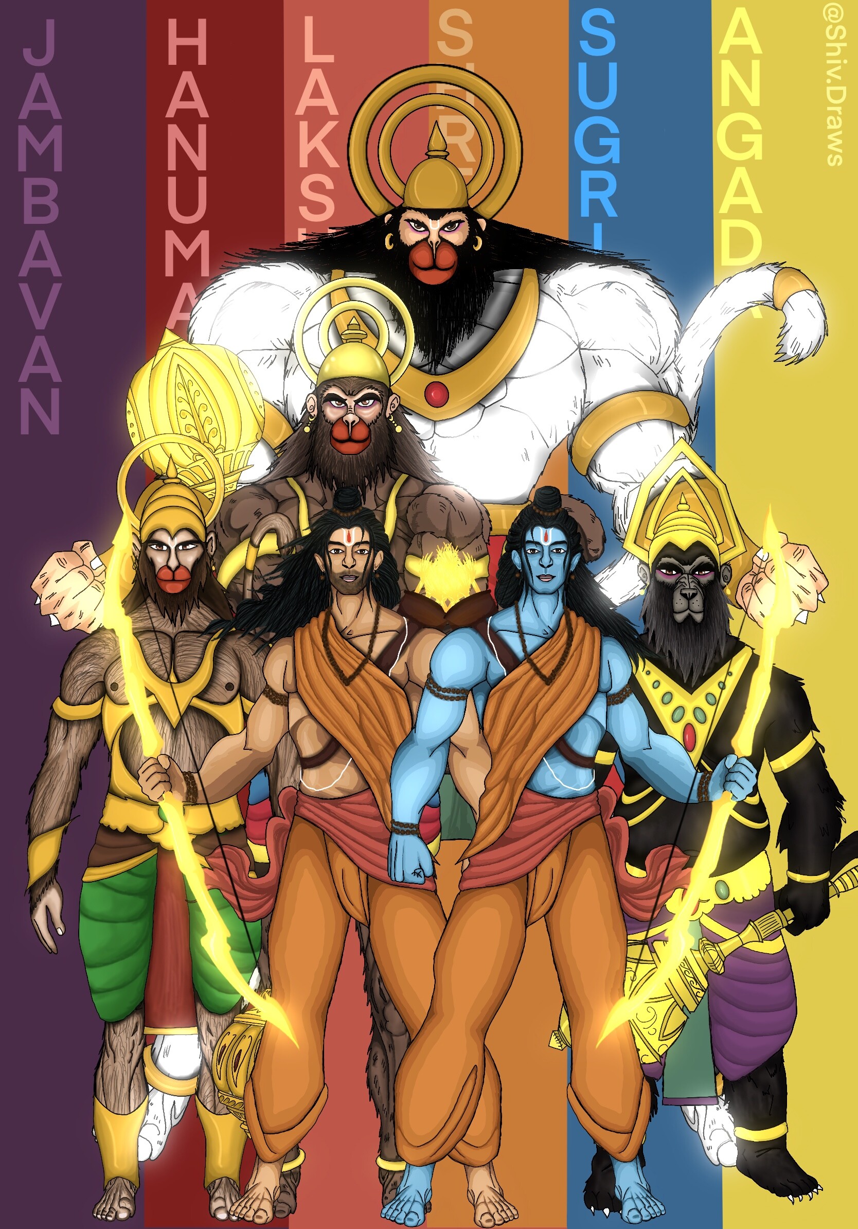 Ramayana Characters Hanuman