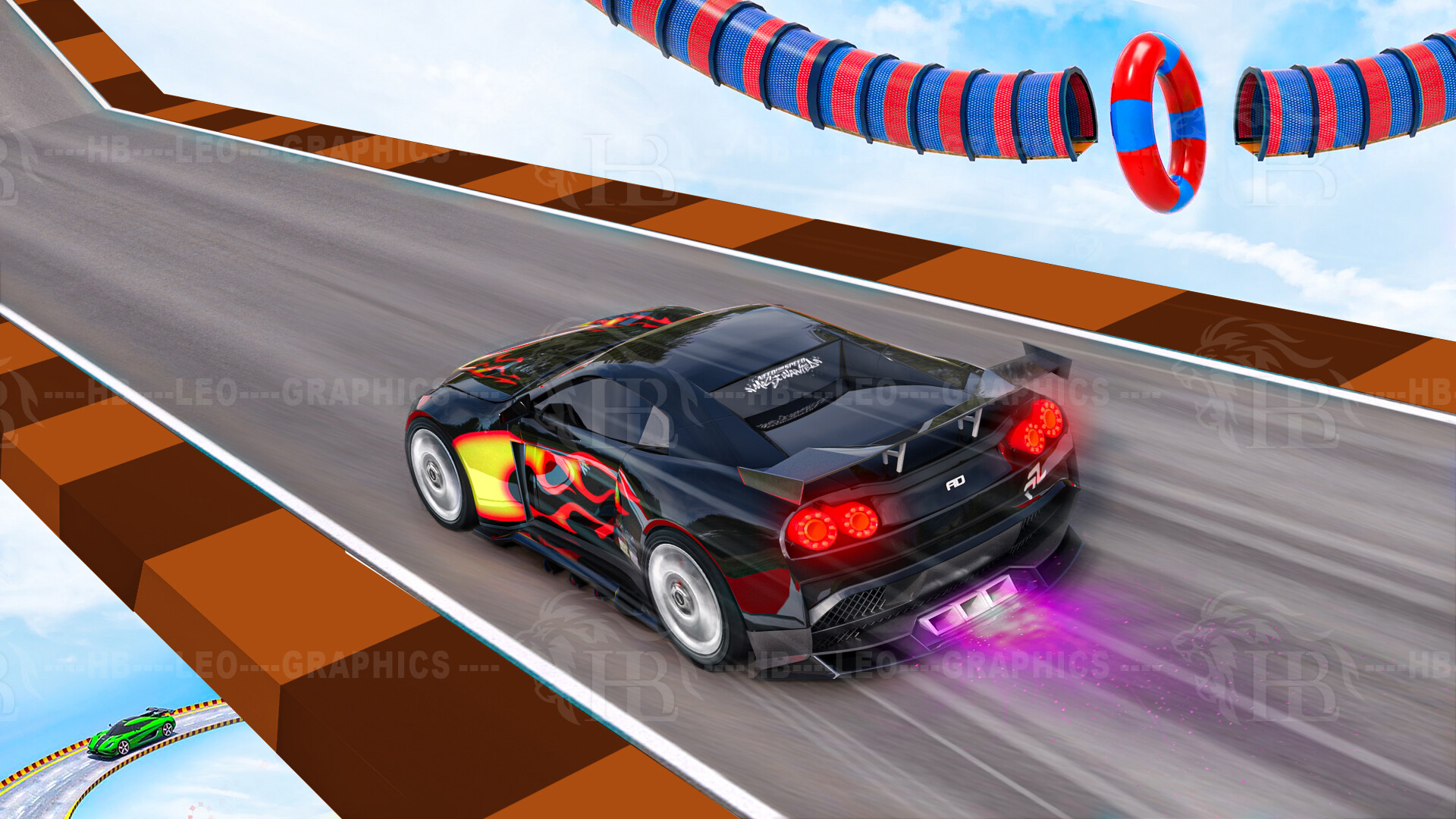 ArtStation - Mega Stunt Race Game