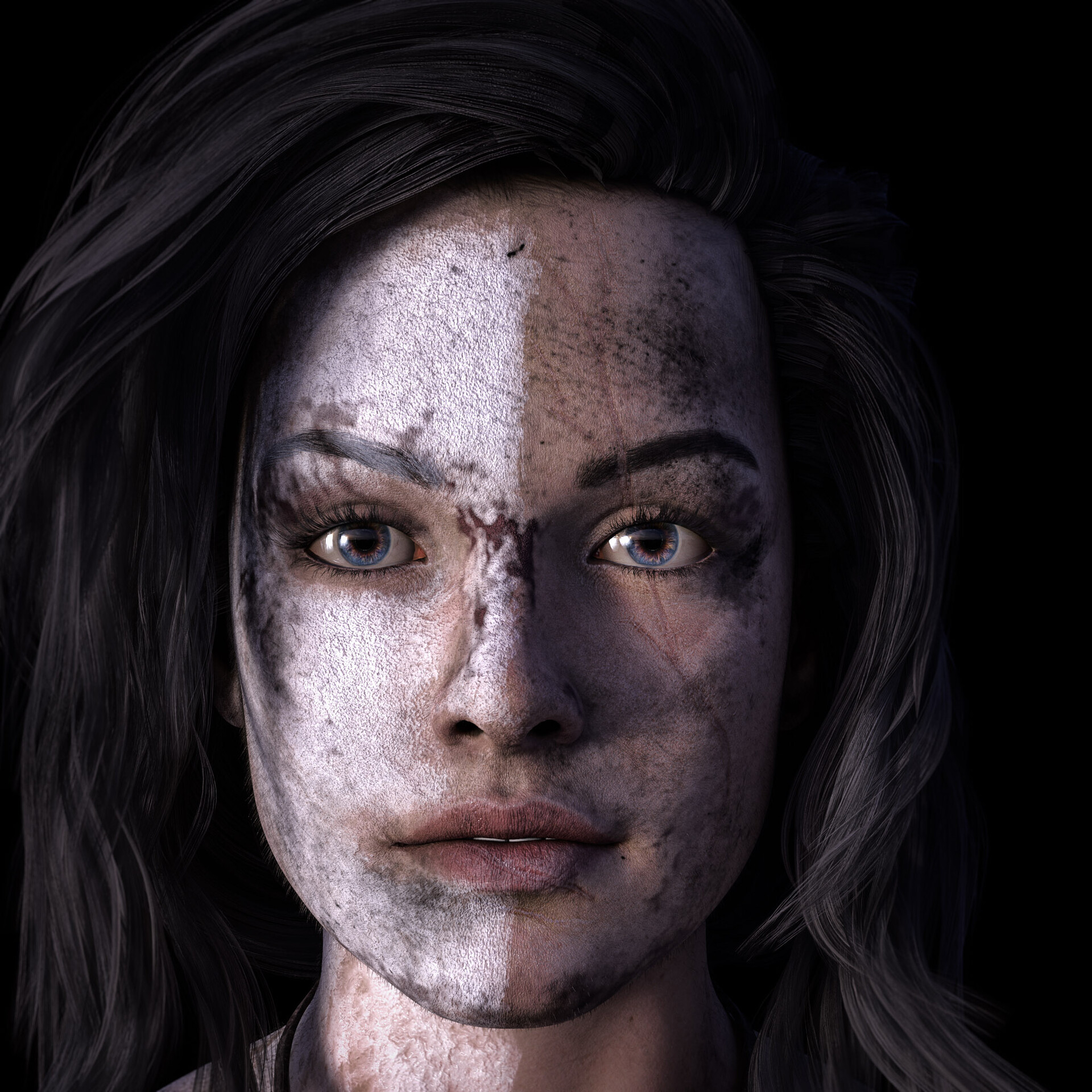 ArtStation - Freja after Battle