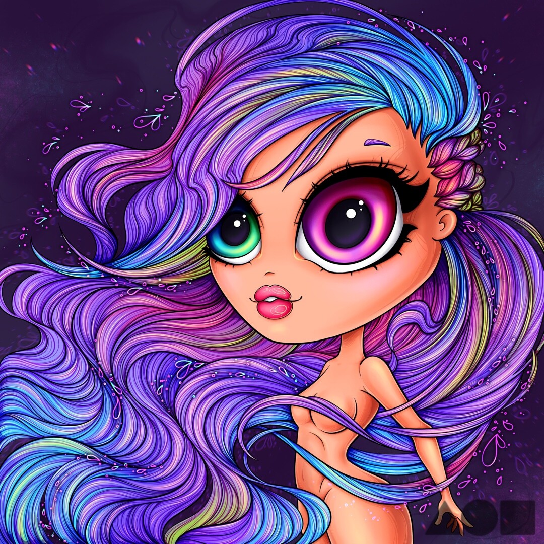 ArtStation - Wind Girl 💜