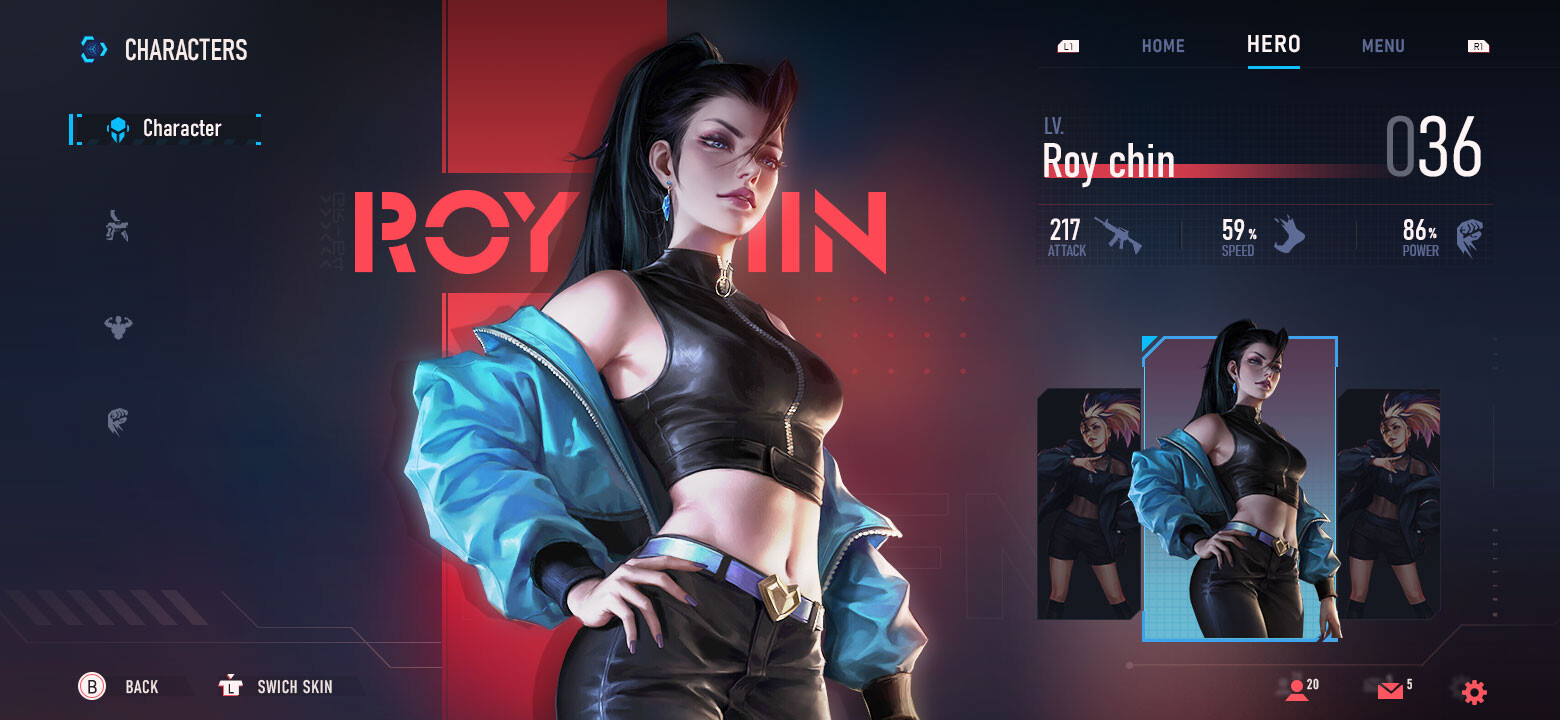 ArtStation - UI design attempt
