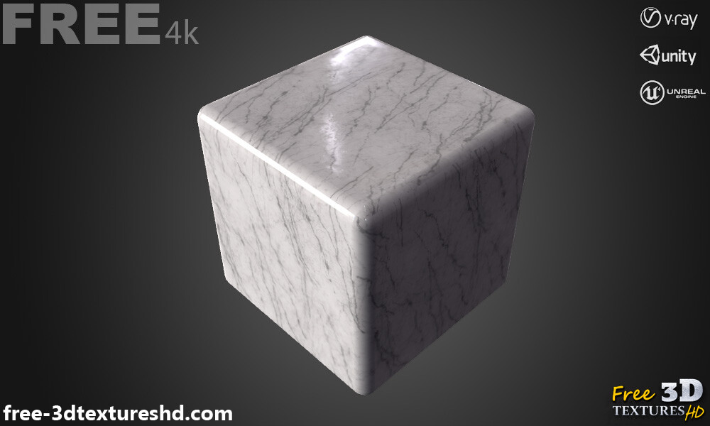 PBR Textures Free Download - White Marble 3d Texture PBR High Res Free ...