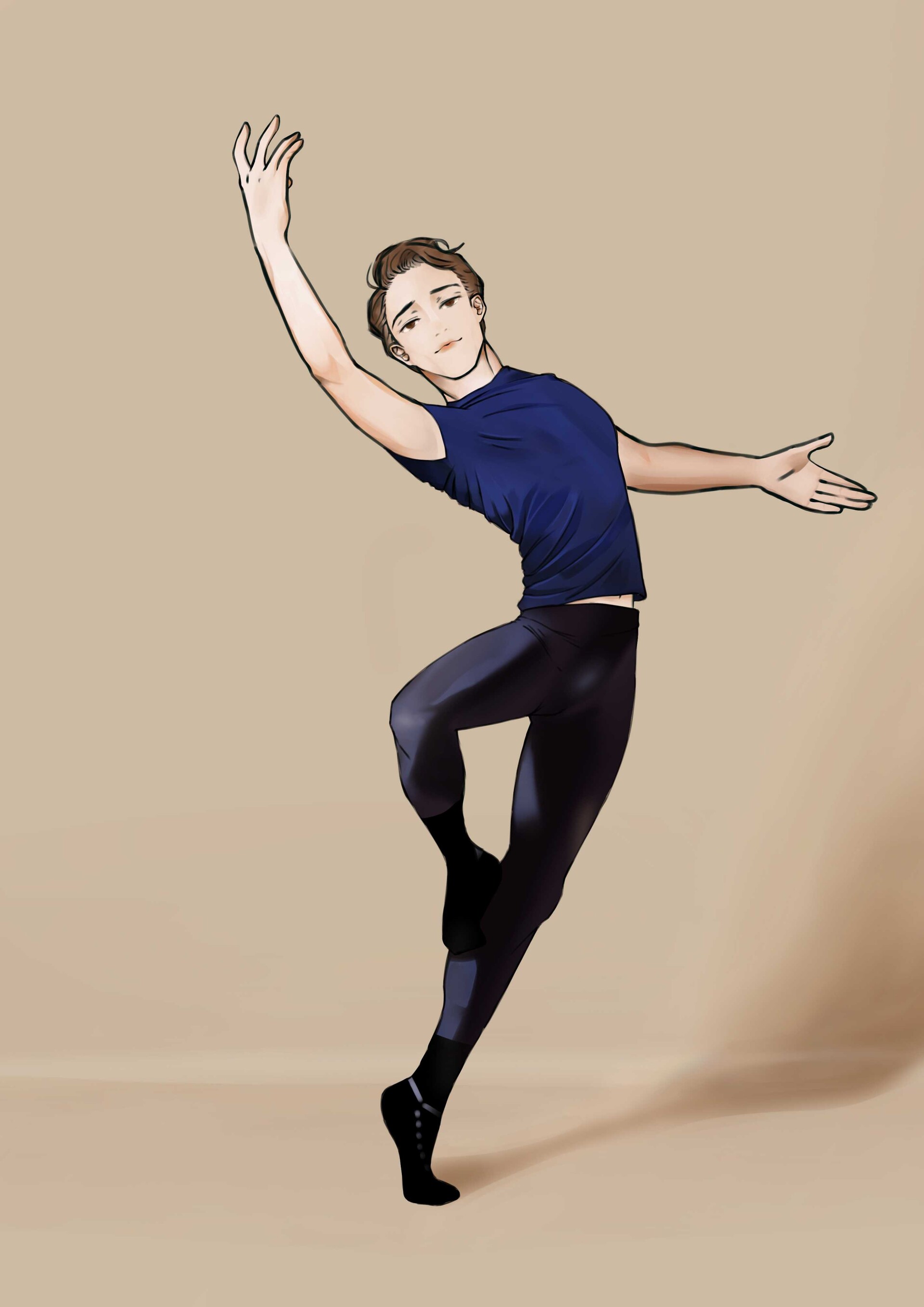 Ballet Dancer Drawing Anime