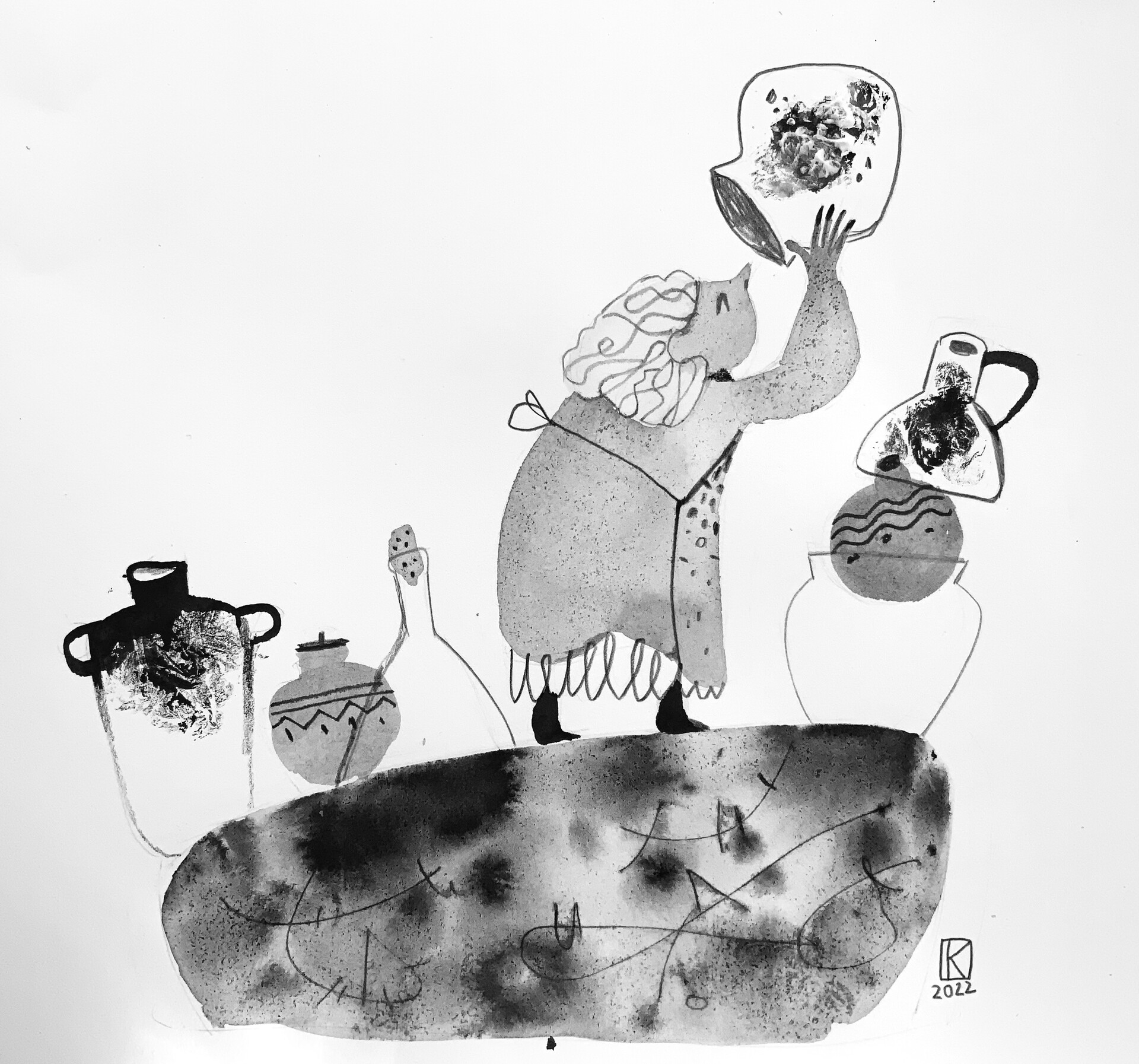 ArtStation - Empty. Inktober.