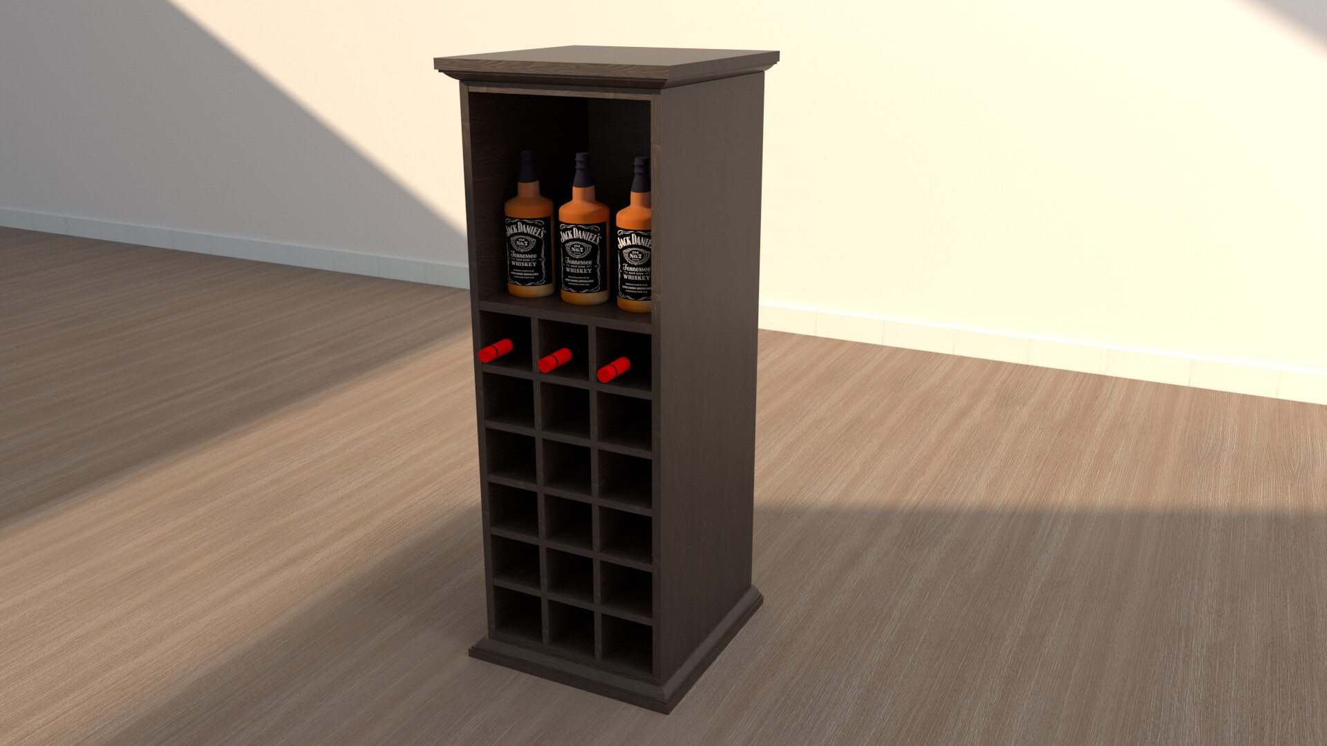 ArtStation - Custom Wine Rack - Practical Furniture