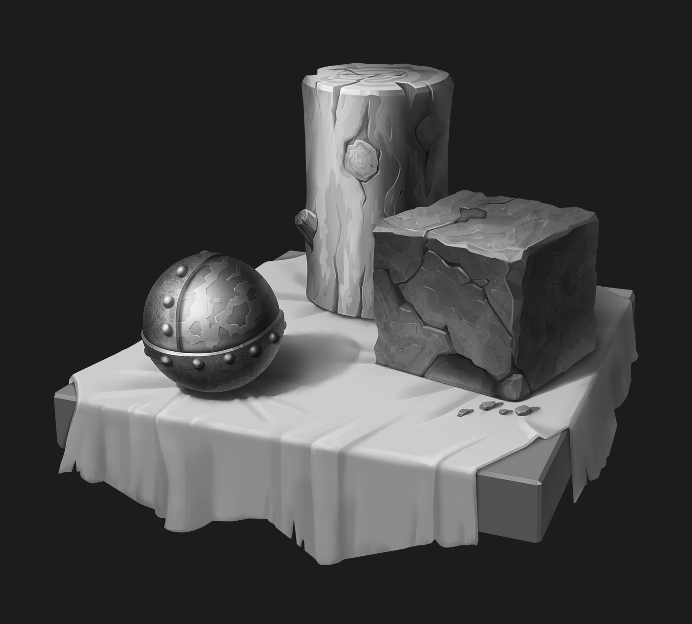 ArtStation - Primitives still life