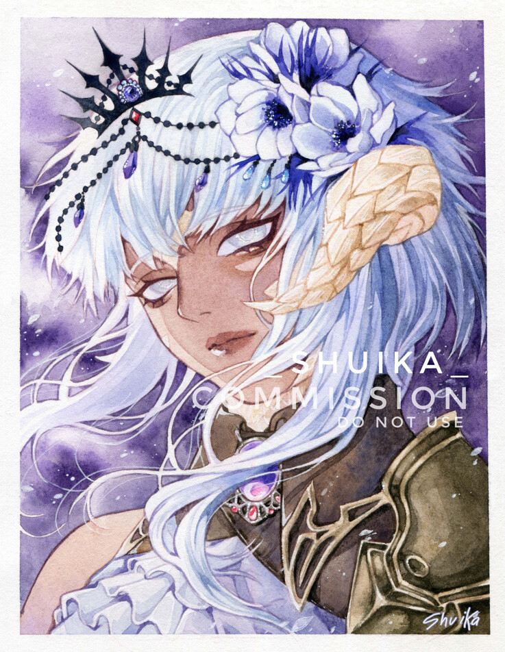 ArtStation - Fionn, Watercolor commission