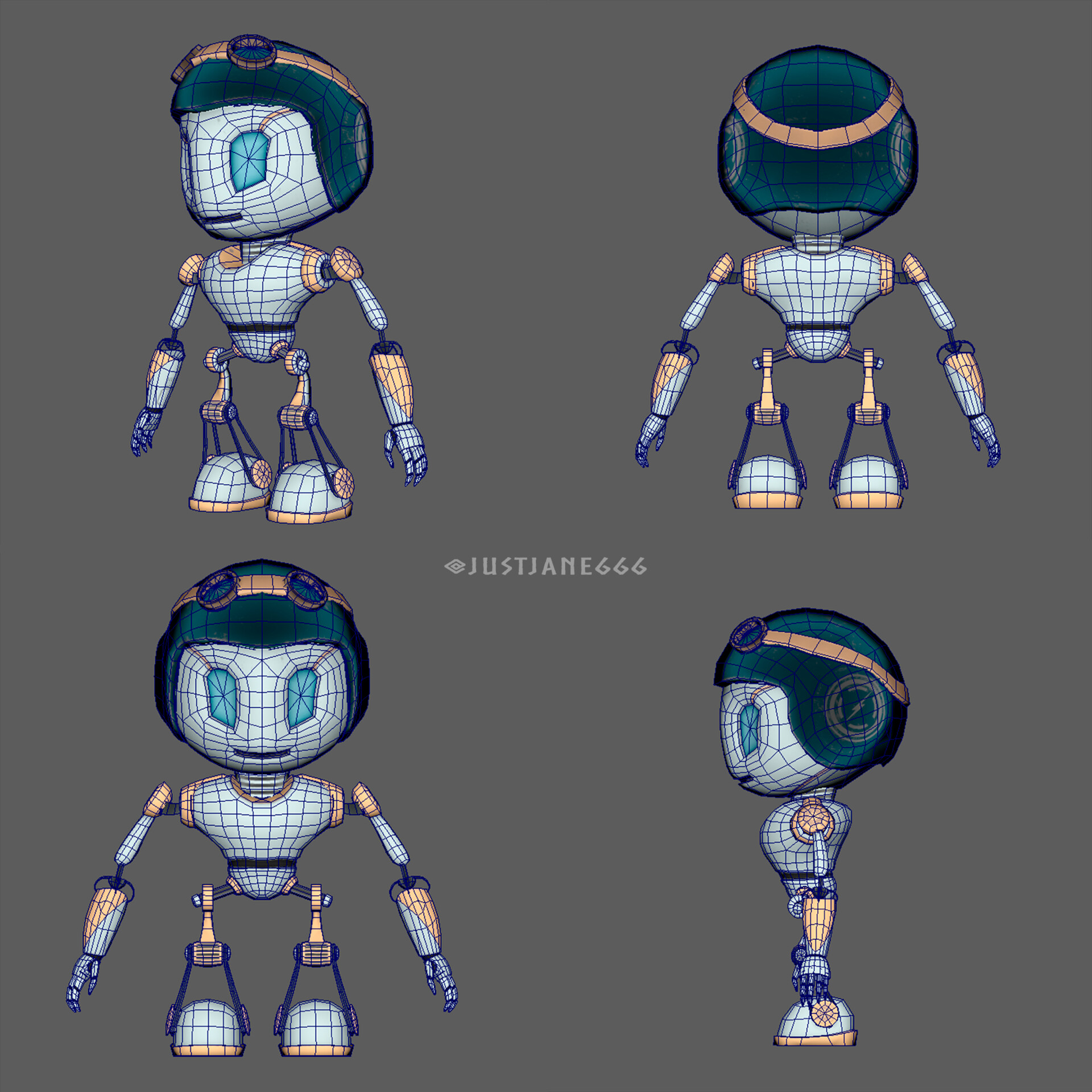 Just Jane 666 - Robot