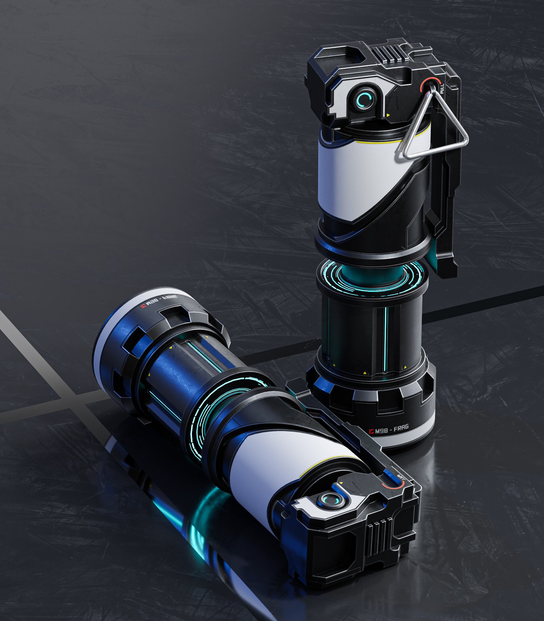 ArtStation - Sci Fi Grenade