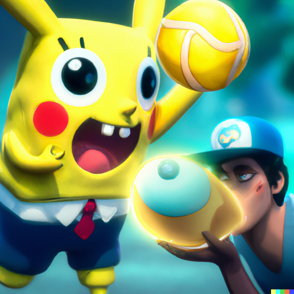 ArtStation - SpongeBob Pokemon