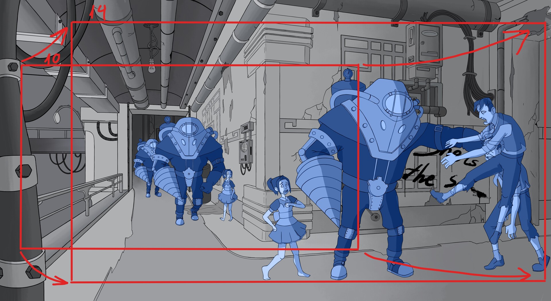 ArtStation - Layout de Bioshock