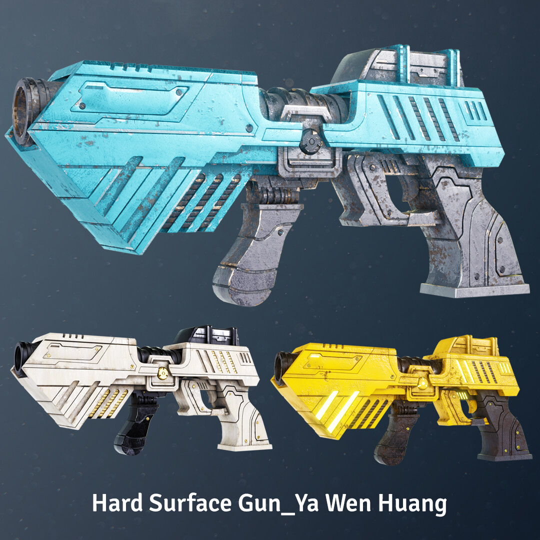 ArtStation - Hard Surface Gun