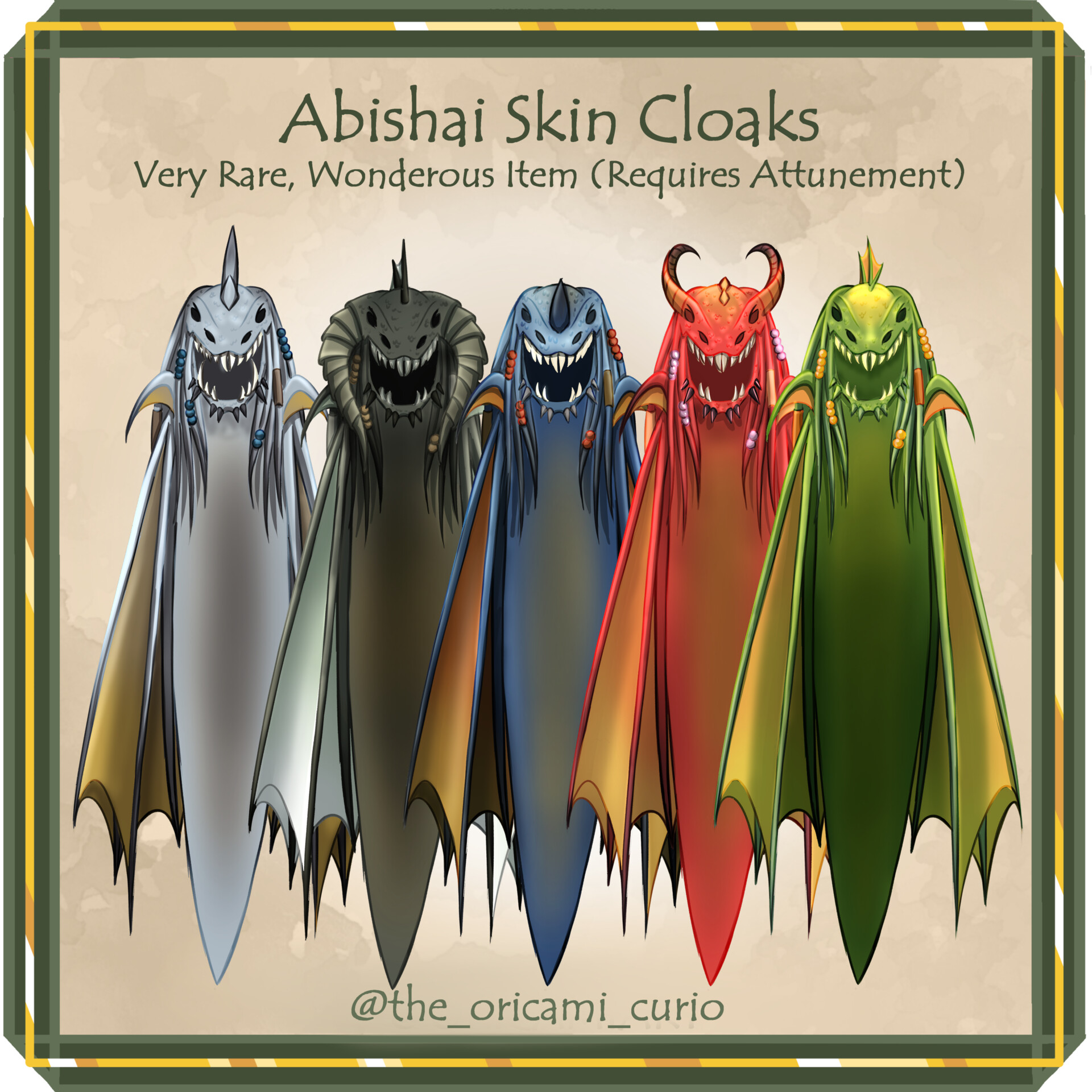 ArtStation - Abishai Skin Cloaks