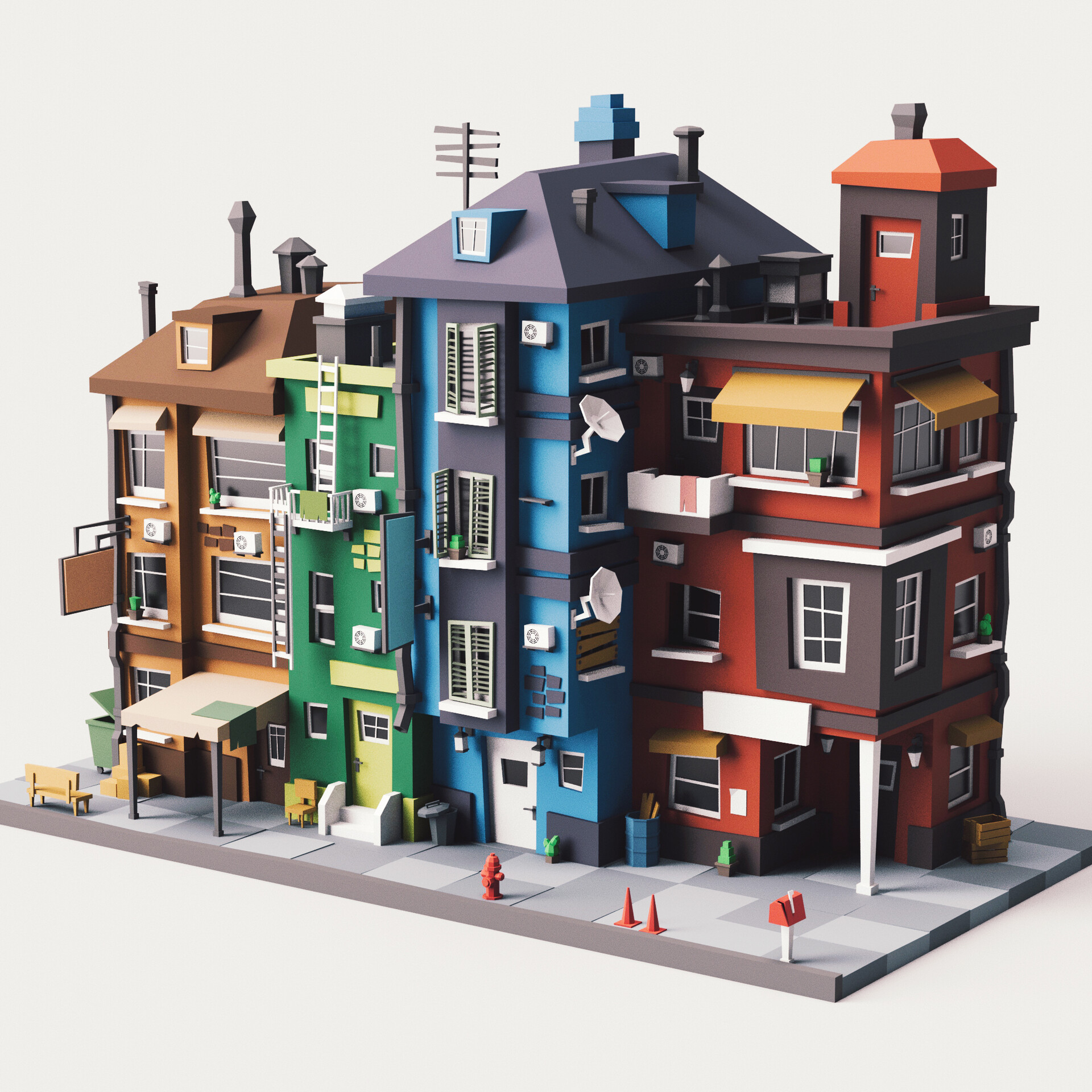 ArtStation - Street Buildings 04