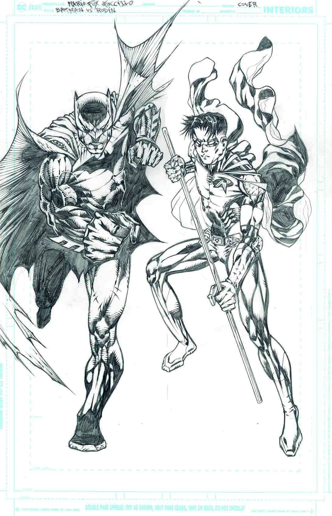 how to draw batman fighting