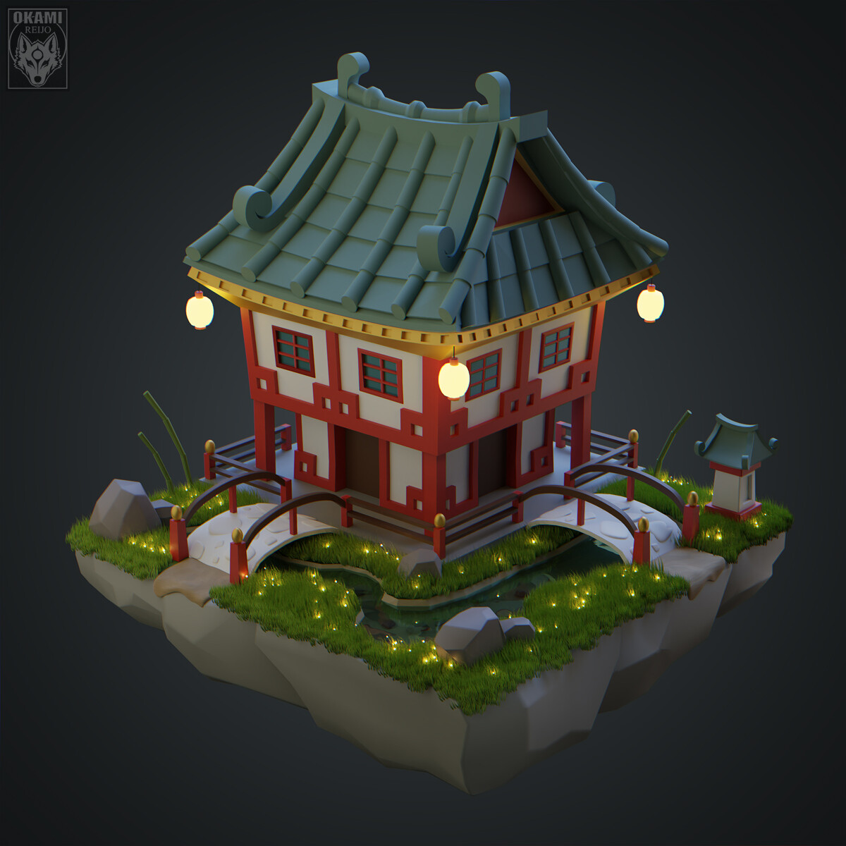 ArtStation - Сhinese house