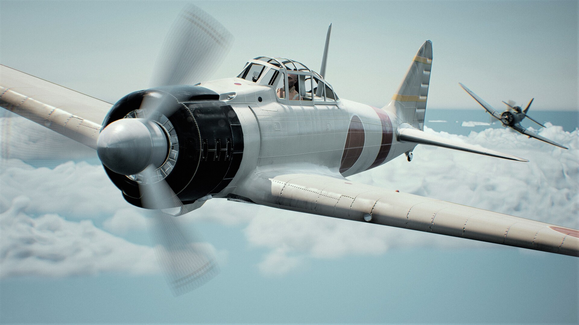 Vojtech Vejtasa - Douglas SBD Dauntless ww2 dogfight / UE5 3D Animation