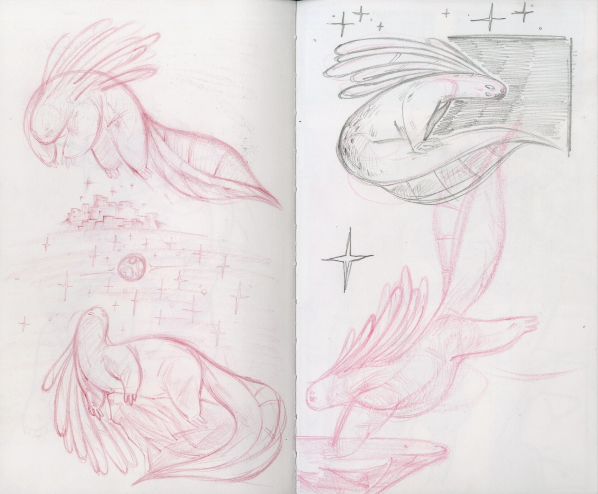 ArtStation - Sketchbook spreads