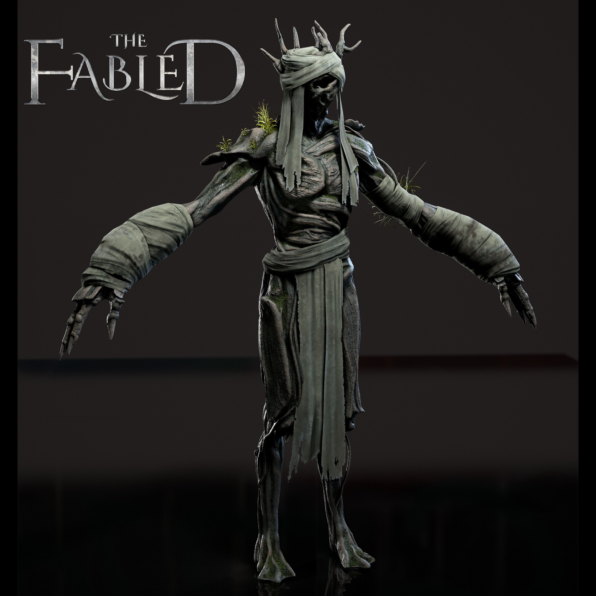 ArtStation - Twigman 1st Variant. Creature character for The Fabled game.