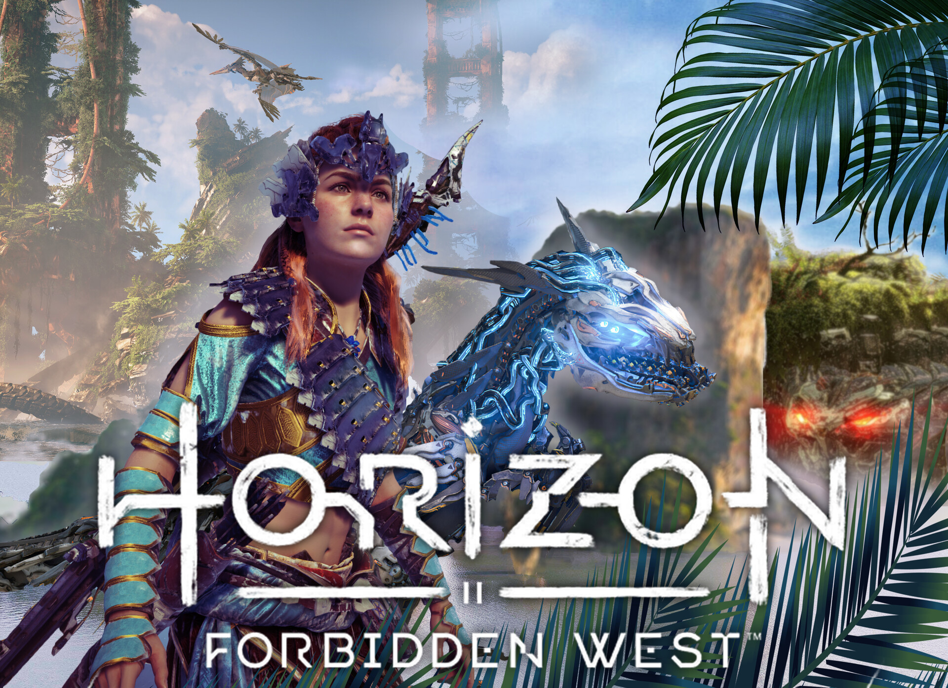 ArtStation - Постер к игре "Horizon". 3 варианта.