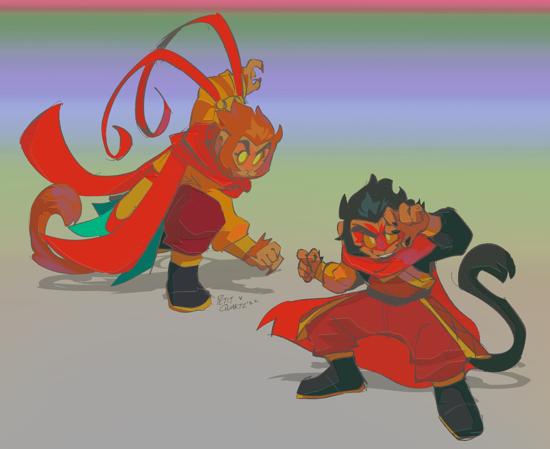 ArtStation - sun vs moon