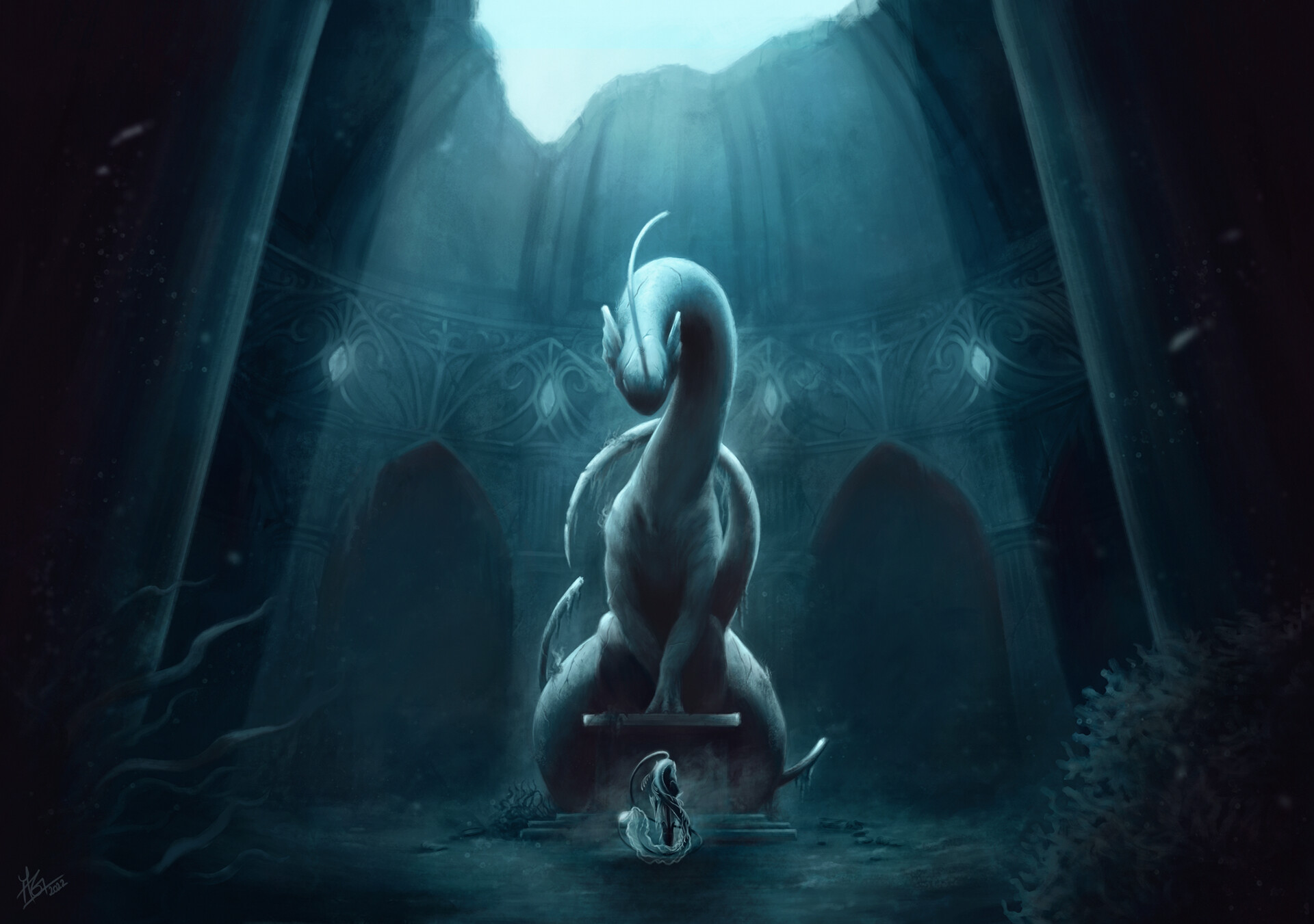 ArtStation - Temple of Llyr