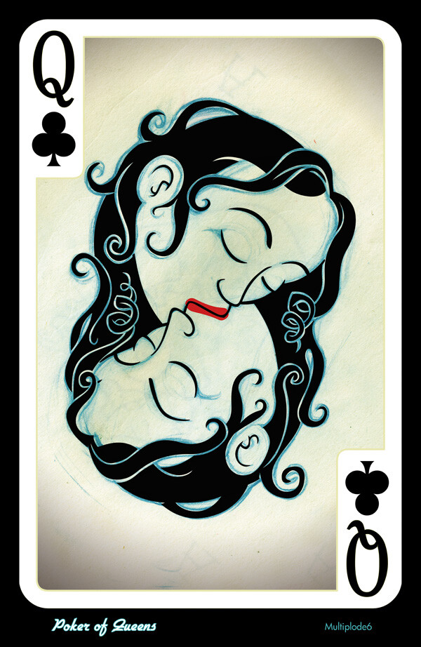 ArtStation - Poker of Queens