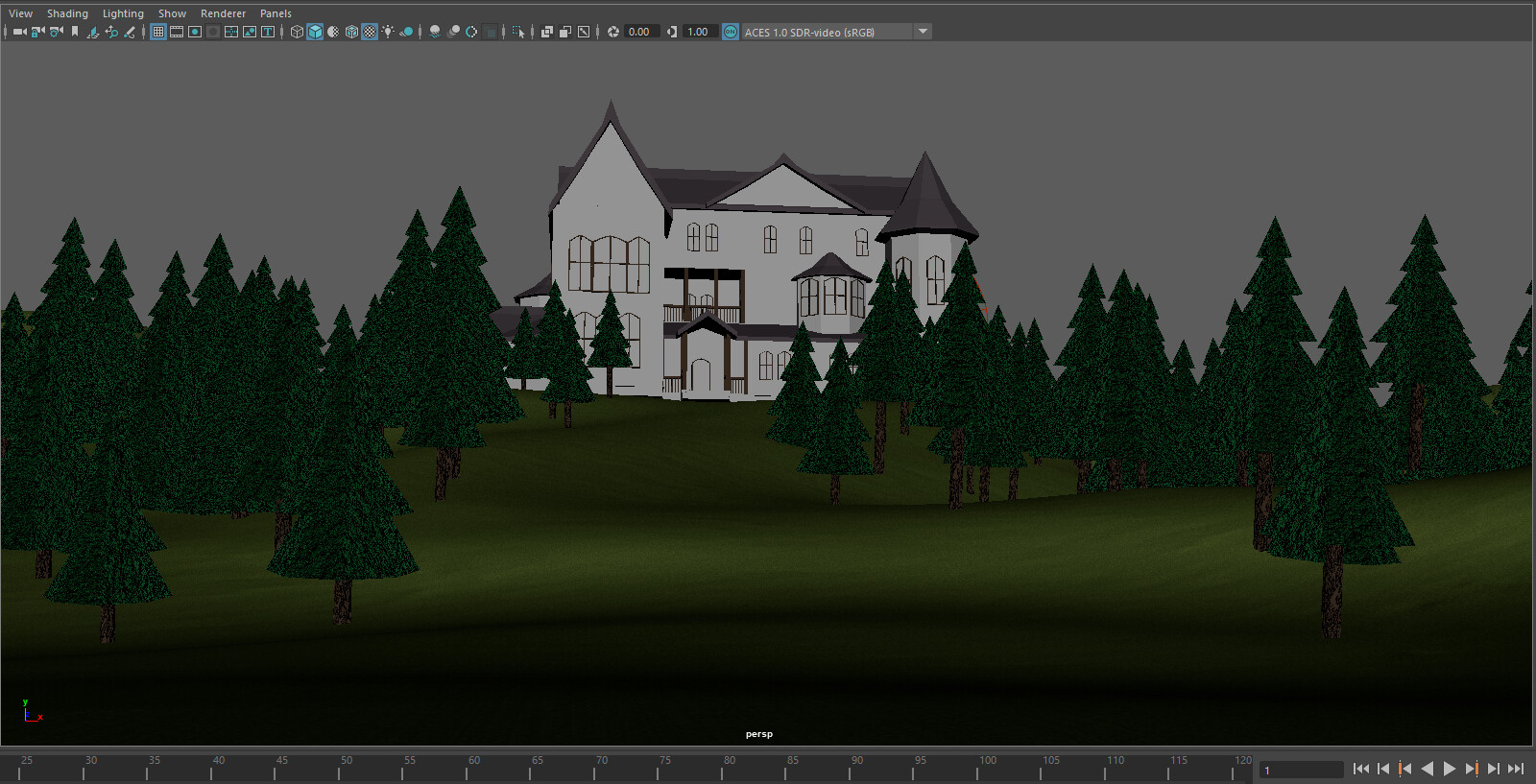 Highland Taurus - Paisley Mannor - 3D Pre-visualization