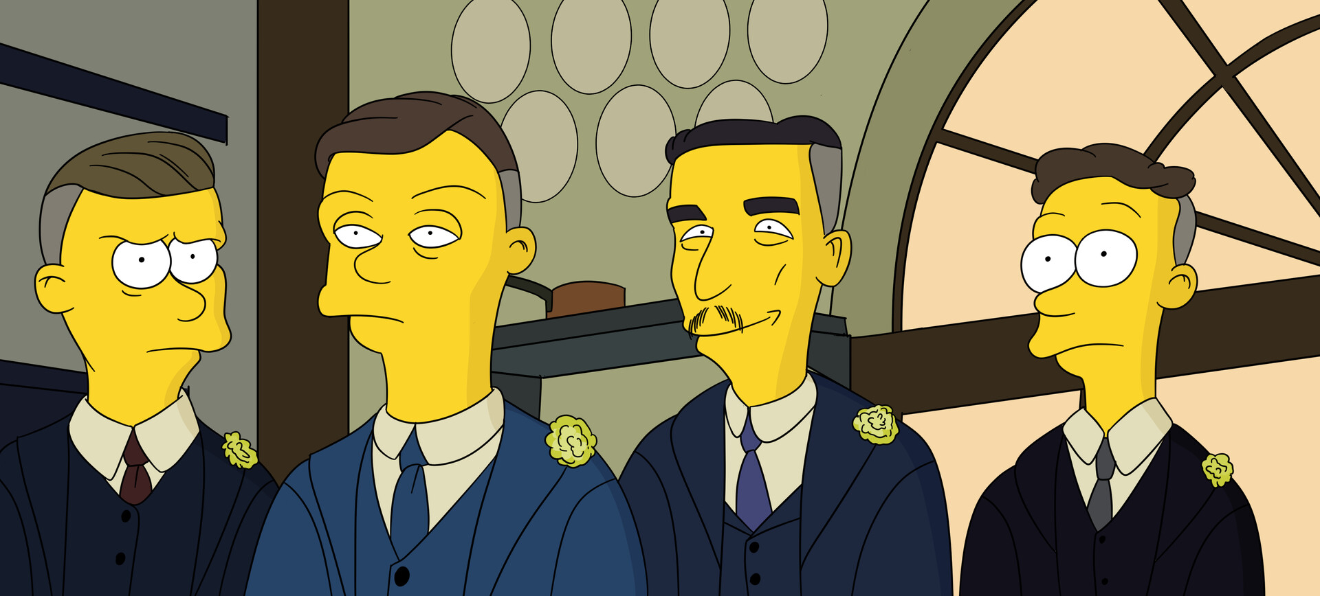 ArtStation - Simpsons 'Peaky blinders'