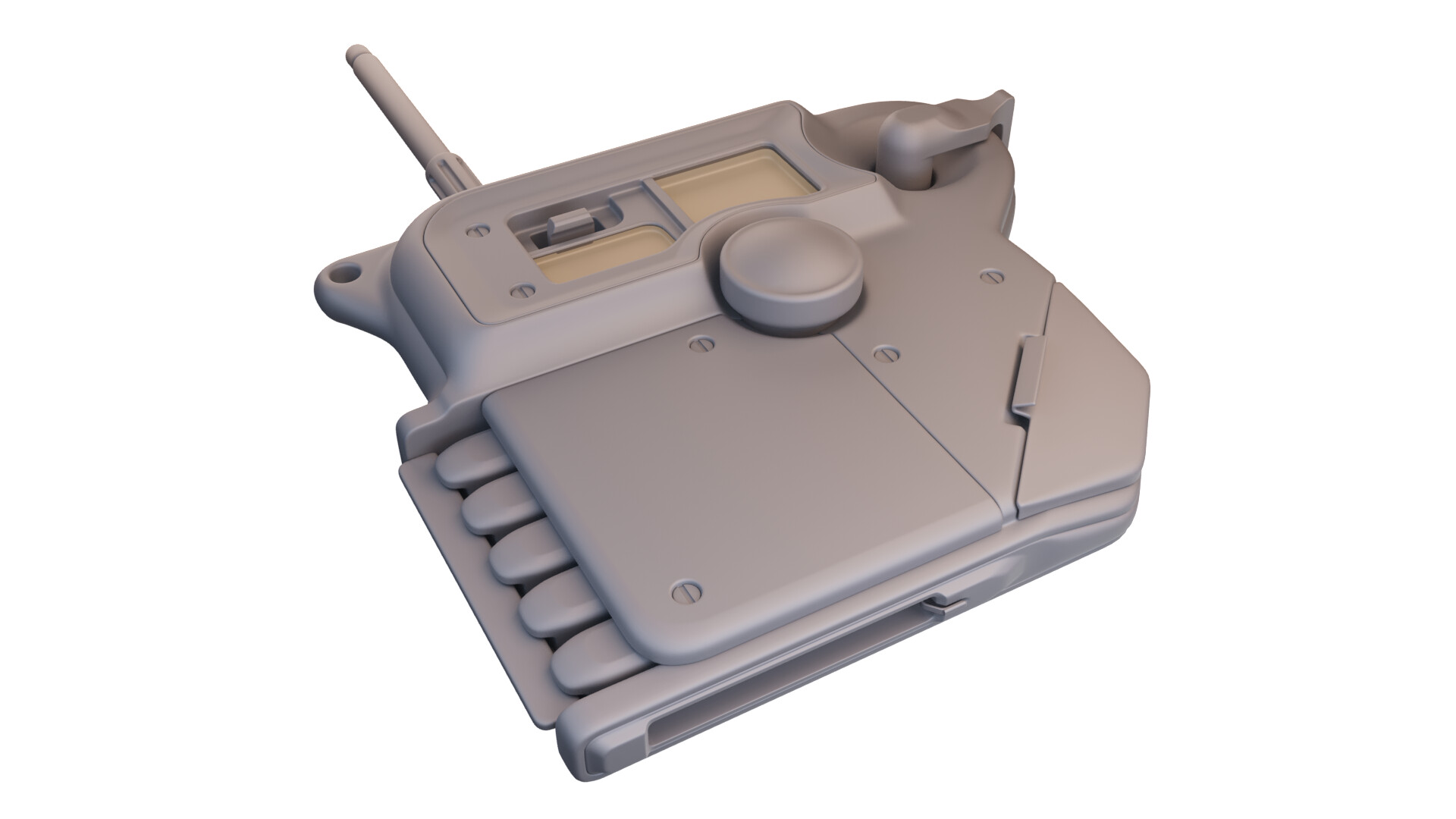 Deeder - Radio recorder concept high poly - Vitaliy Ishkov