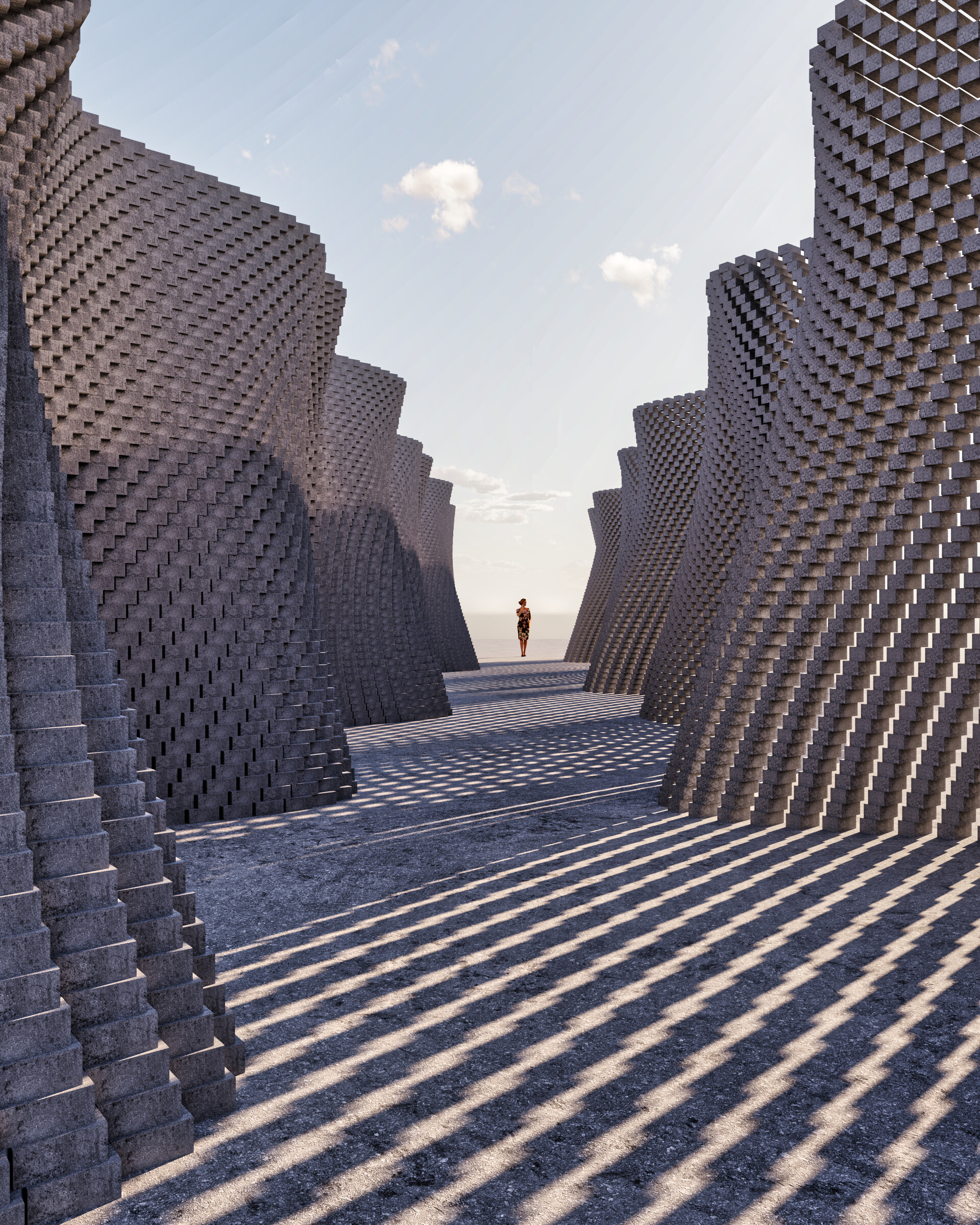 ArtStation - parametric wall brick