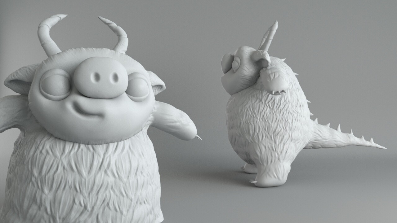 Ericka Guiterrez - Blue Monster Model