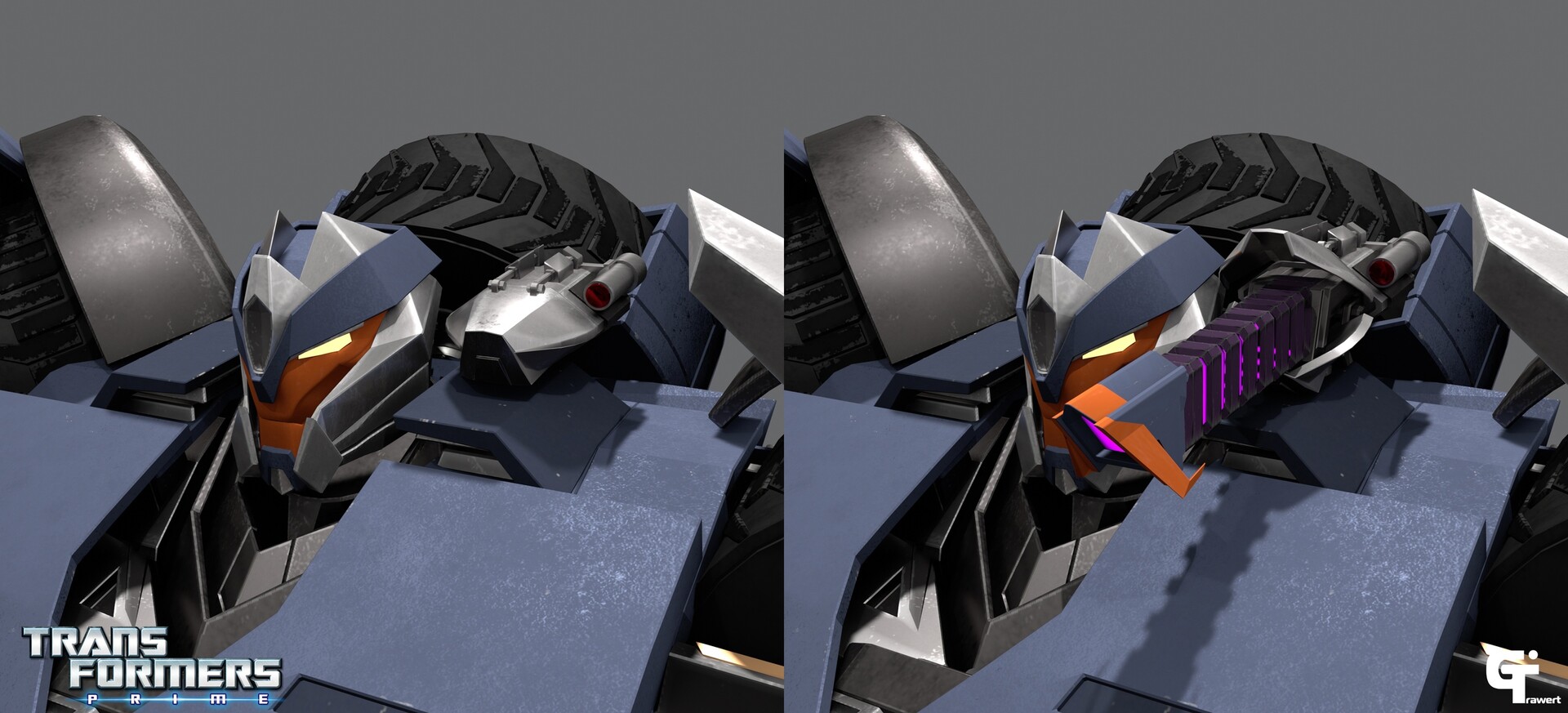 GLARSON TRAWERT - [TRANSFORMERS PRIME] BREAKDOWN 3Dmodel