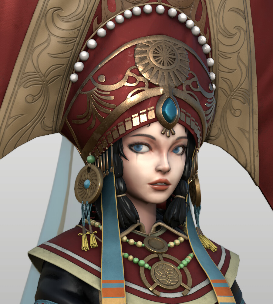 ArtStation - Holy Maiden bust