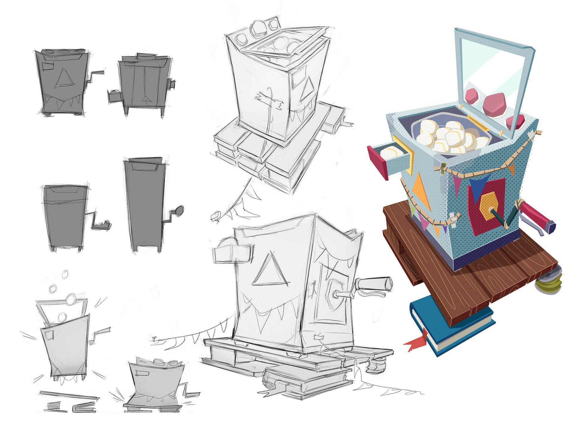 ArtStation - Bingo cage