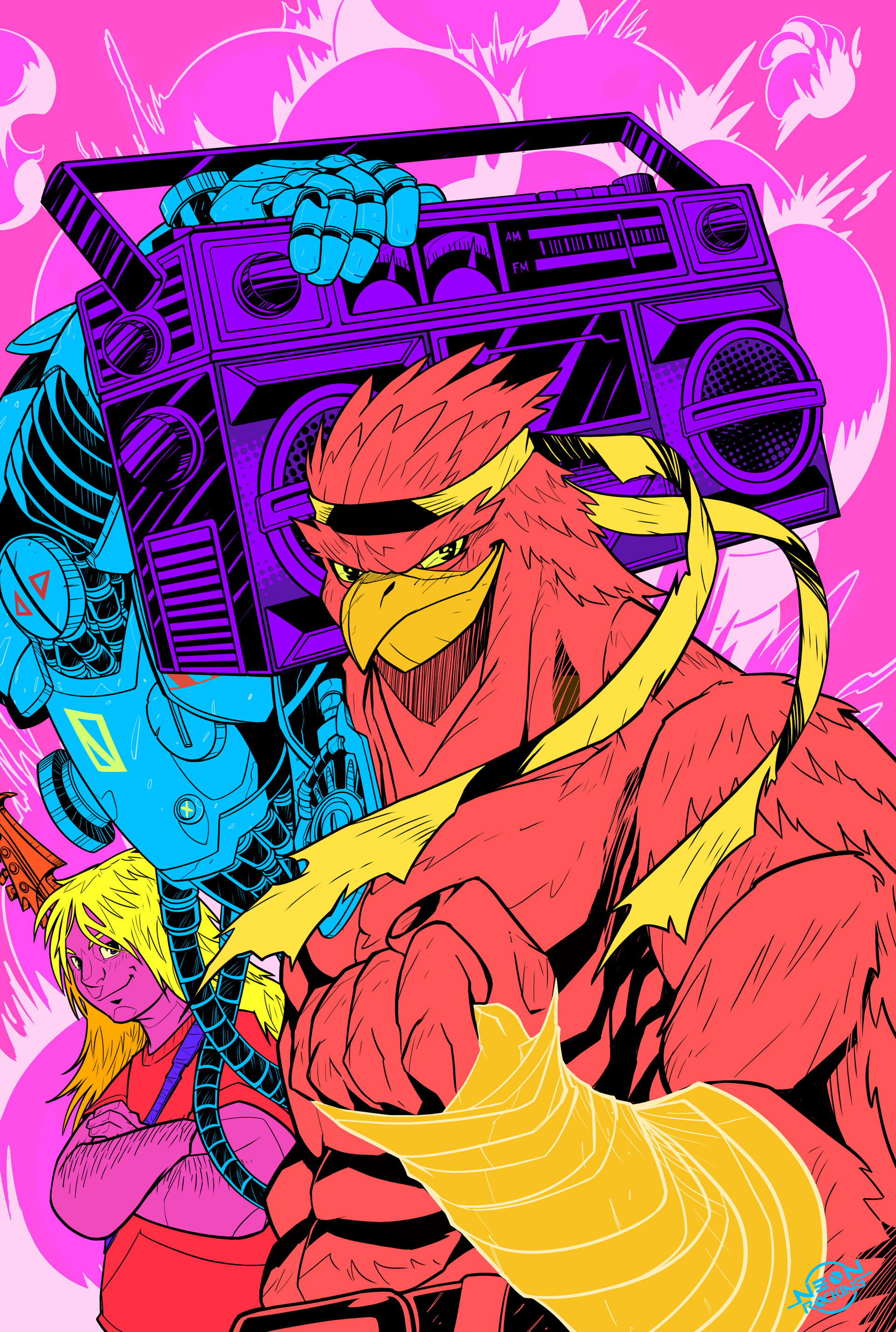 David Velasquez - Murder Falcon - Fanart