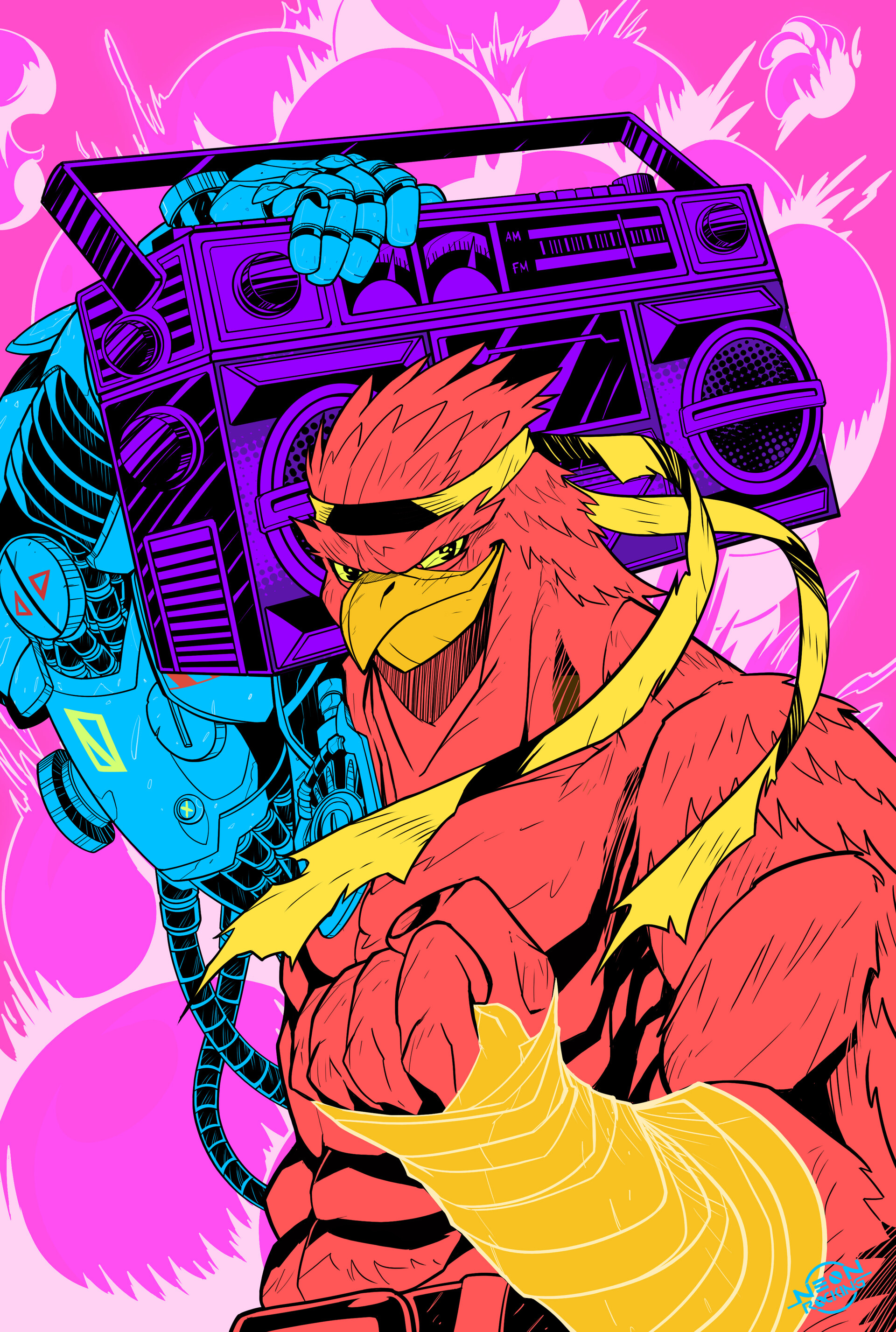 David Velasquez - Murder Falcon - Fanart