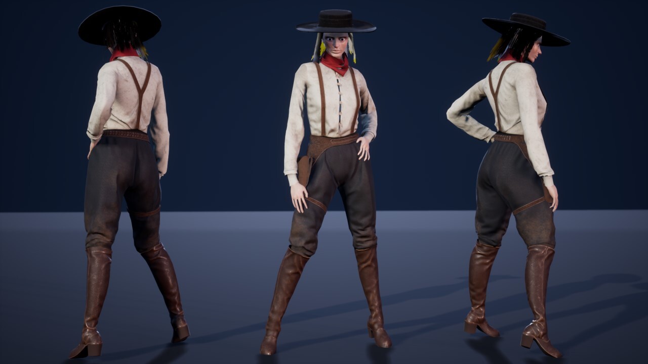 ArtStation - Hunts Showdown Character (Fan)