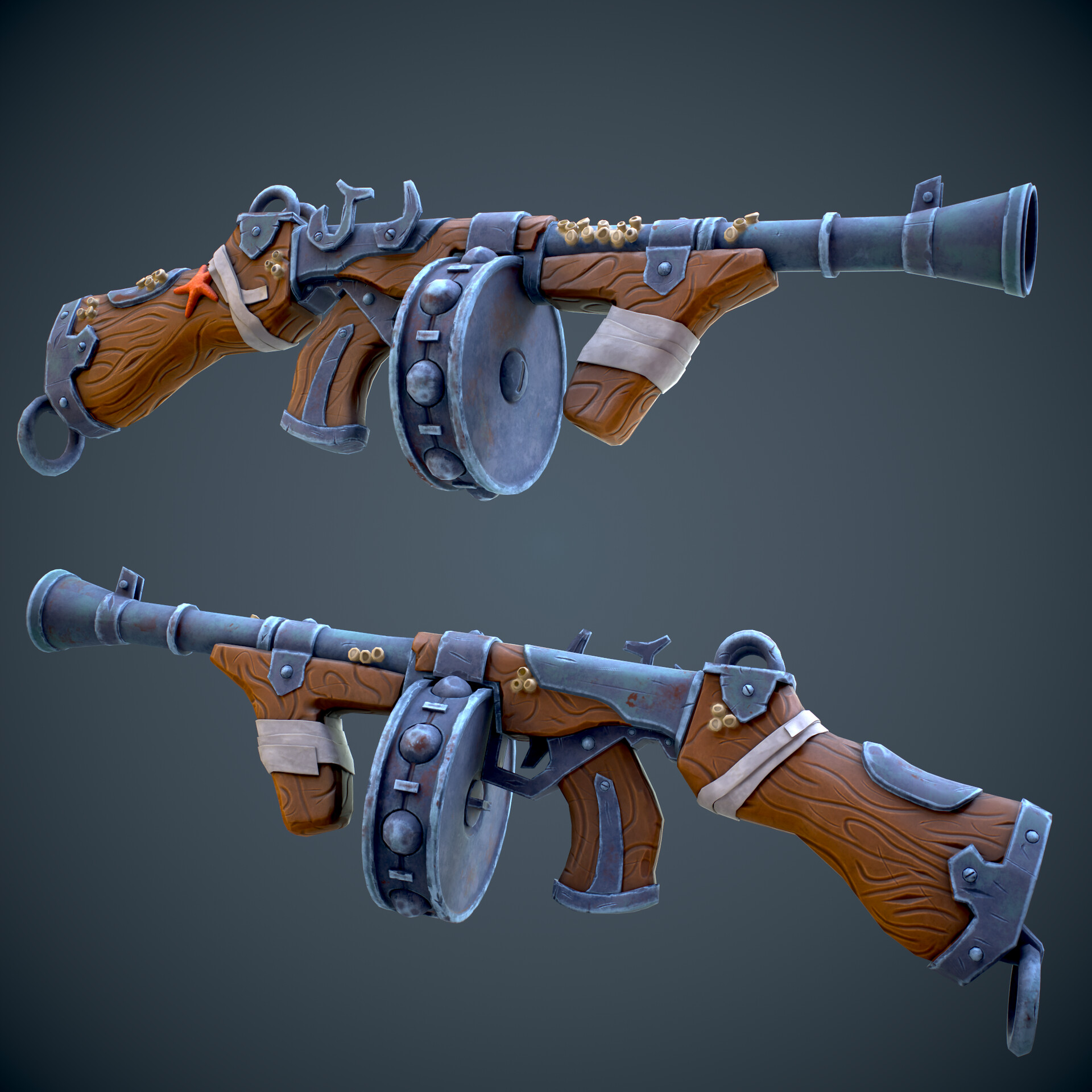 ArtStation - Underwater tommygun