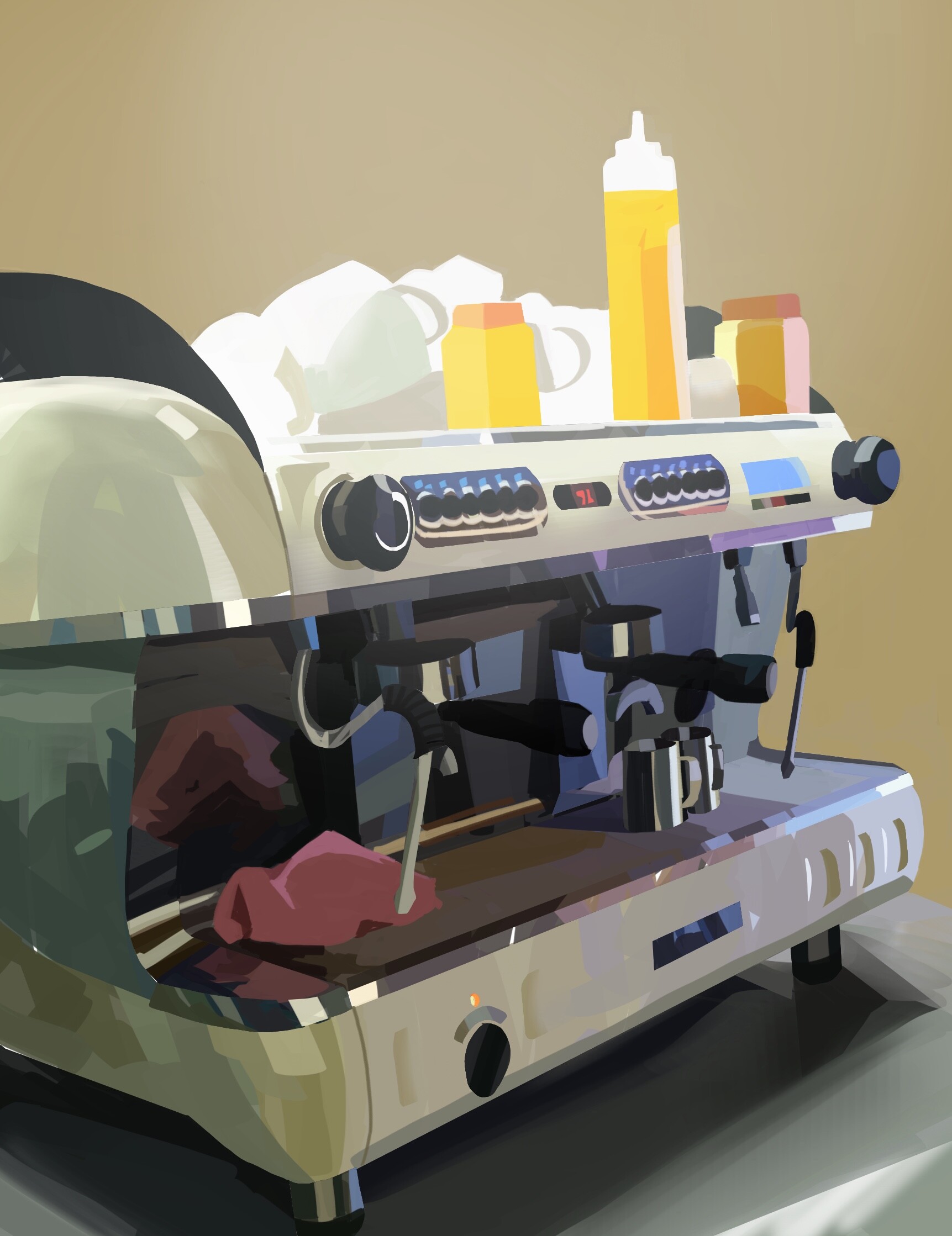 ArtStation - Coffee machine