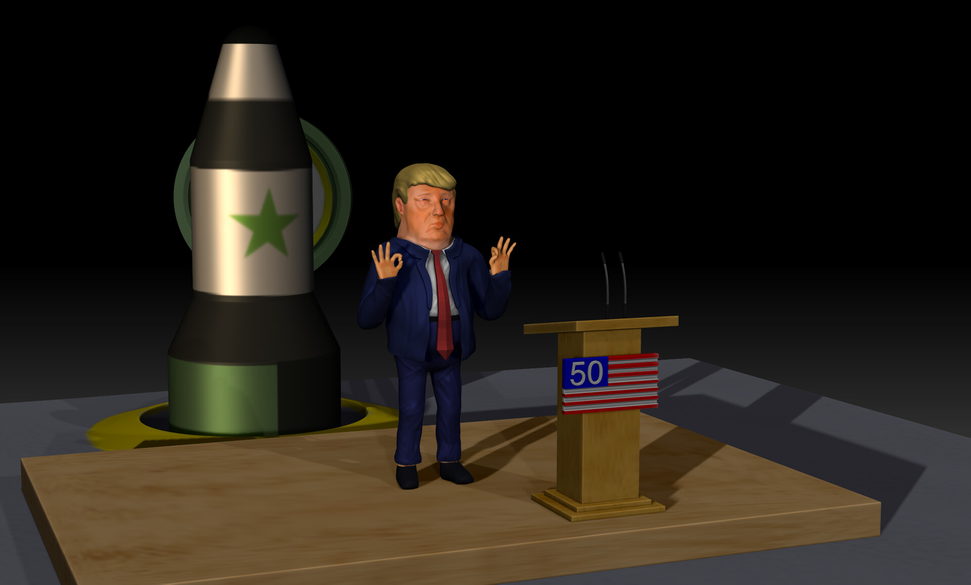 ArtStation - Donald Trump Sculpt Zbrush