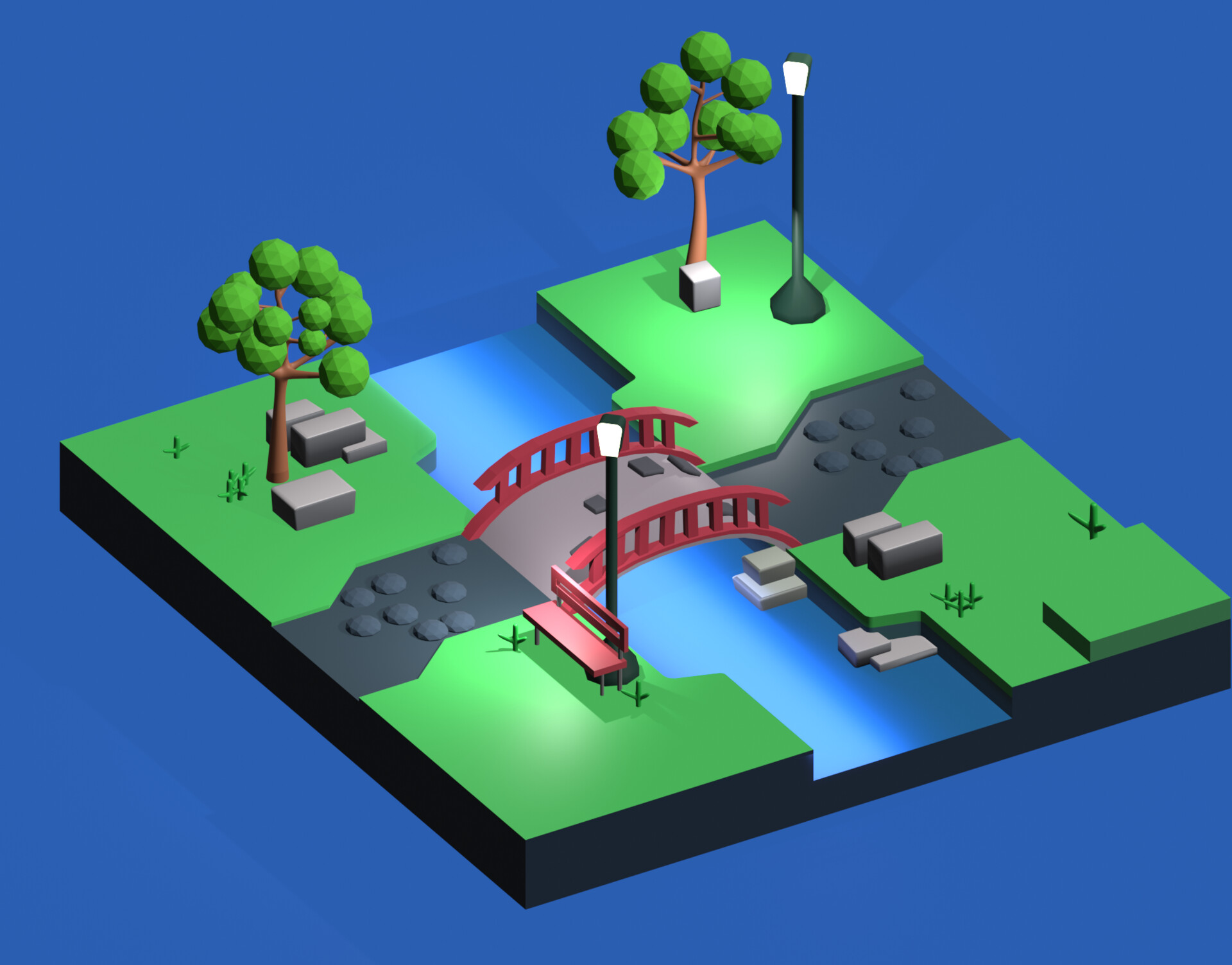 ArtStation - Low poly environment