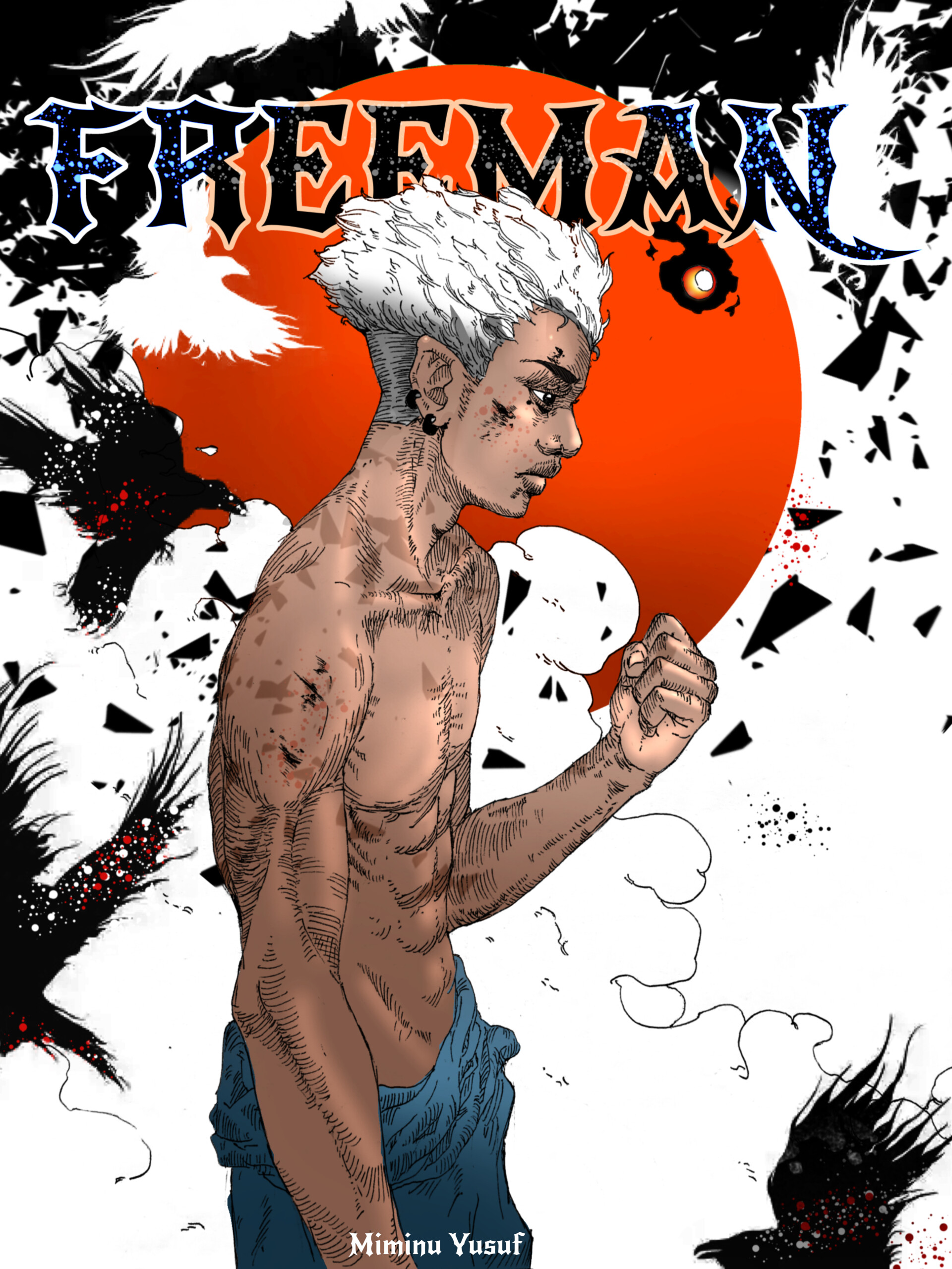 ArtStation - Cover Art for The Comic FREEMAN by Me