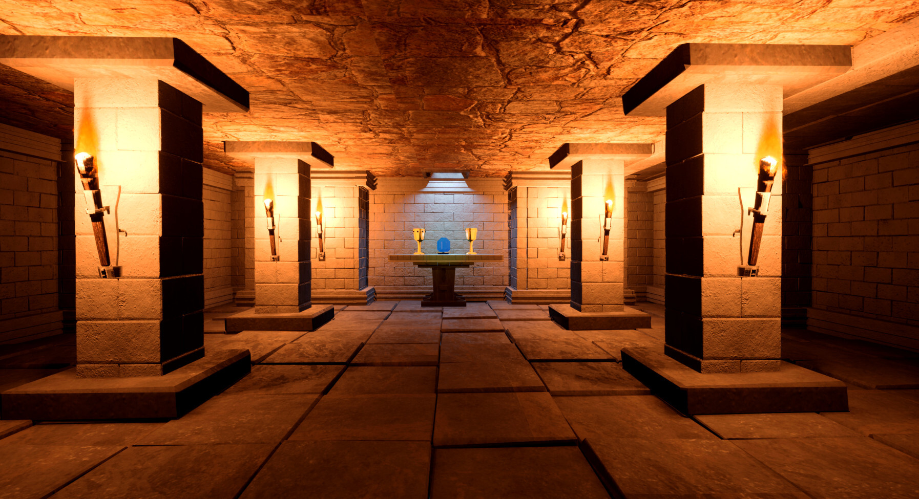 3D Tudor - Dungeon Modular Kitbash Scene