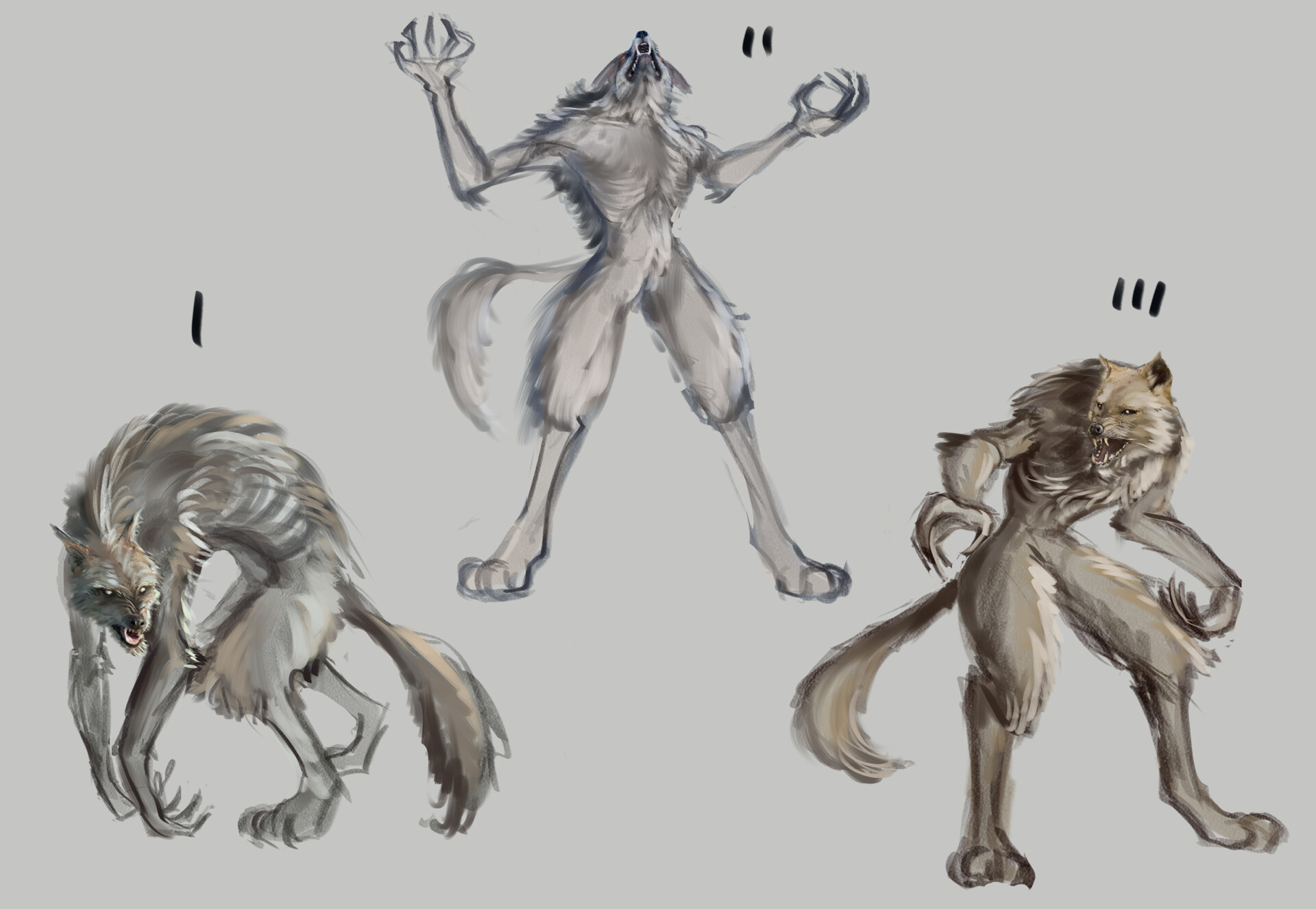 ArtStation - Fallen creatures mutating