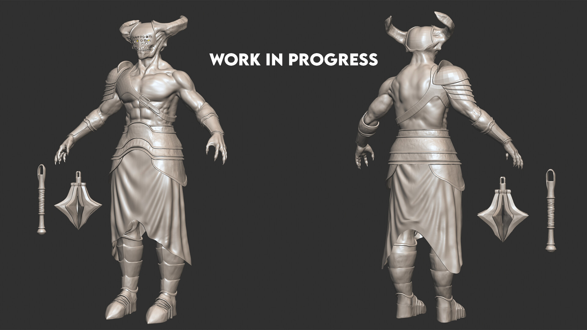 Sigbjørn Friis.Hansen - WIP - Demon character for animation