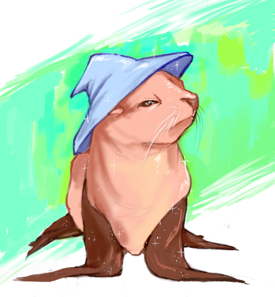 ArtStation - Mighty Wizard-Personal project