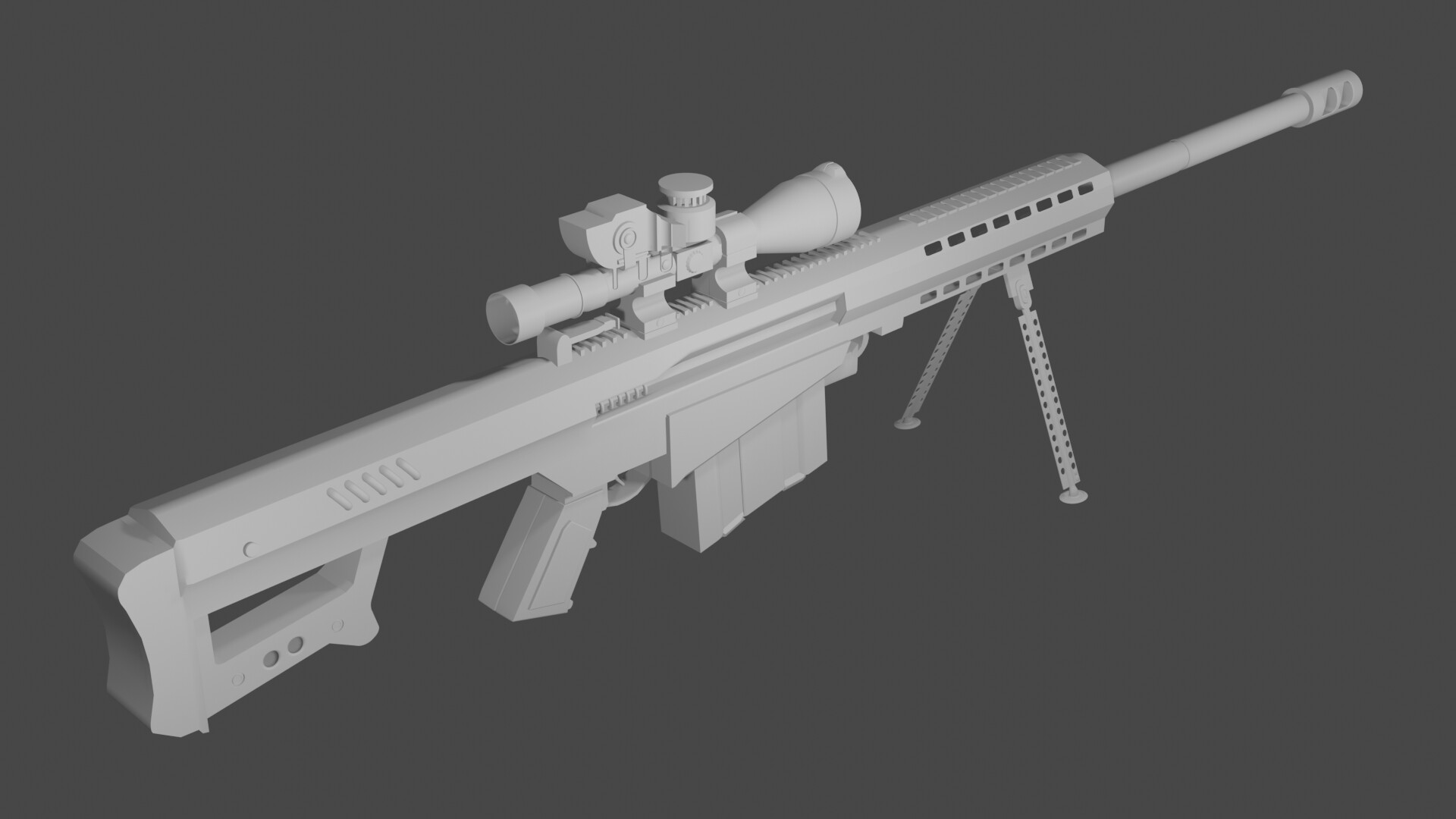 ArtStation - Sniper rifle
